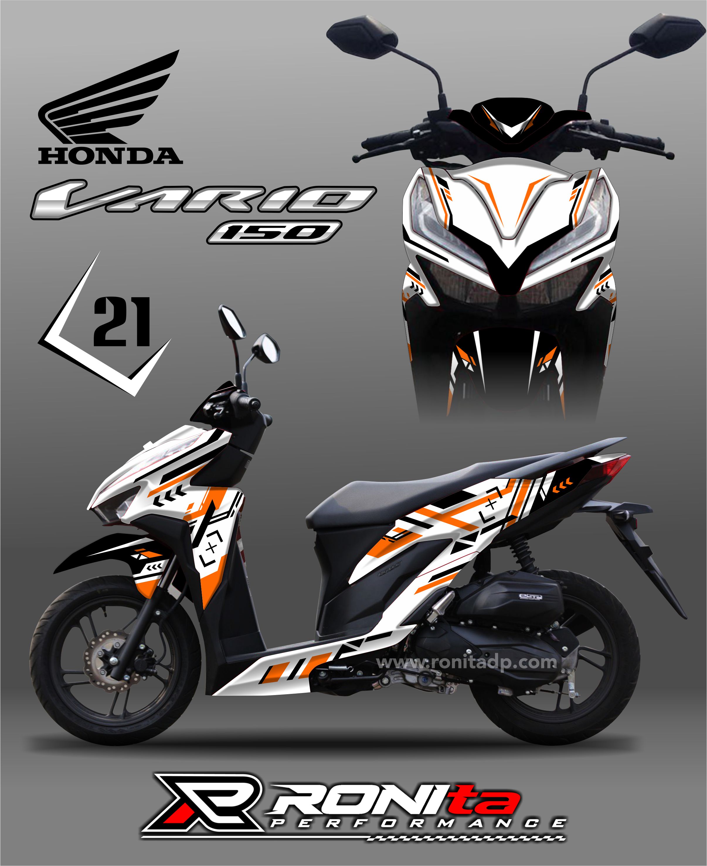 Decal Fullbody Honda All New Vario 150