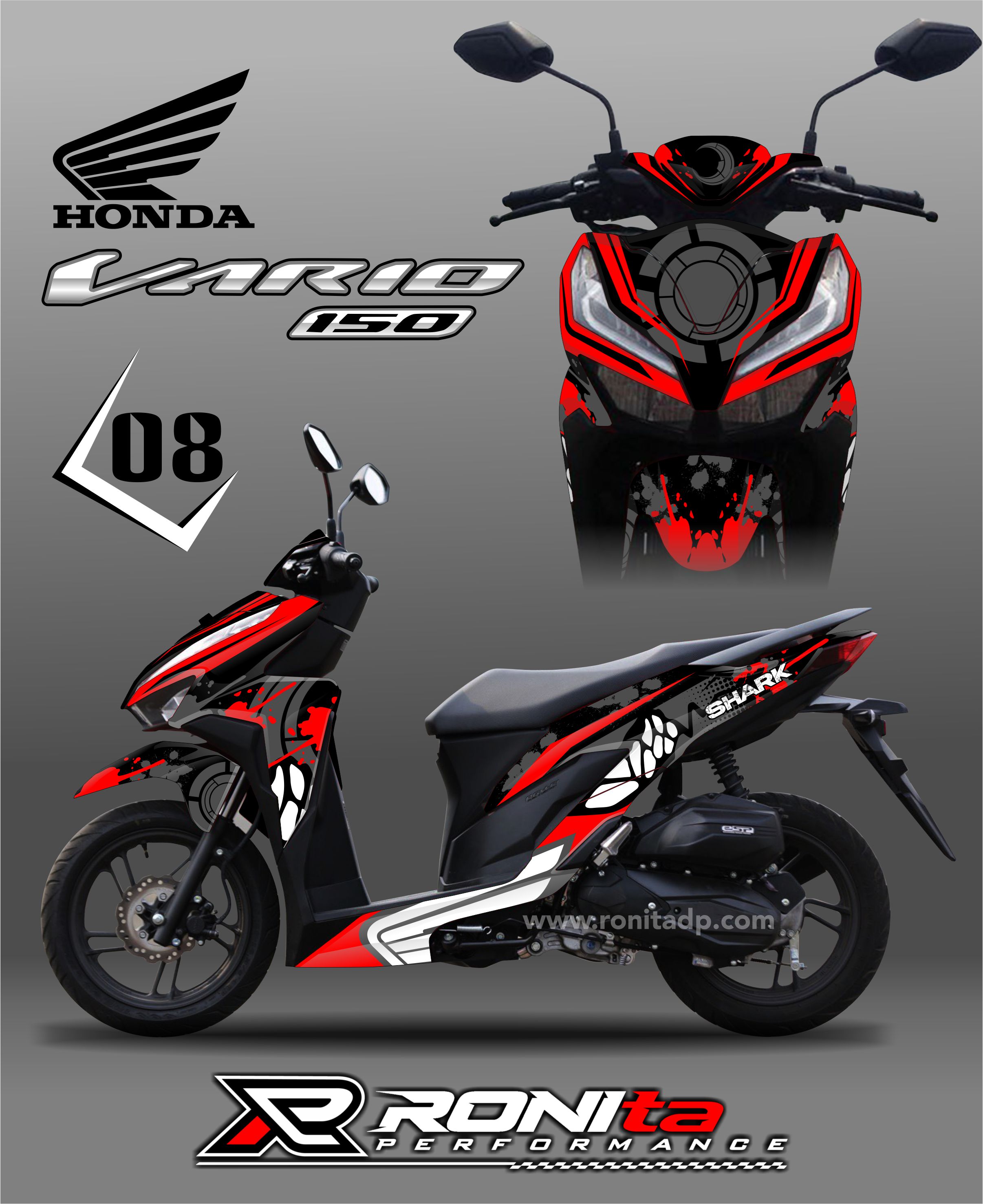 Decal Fullbody Honda All New Vario 150