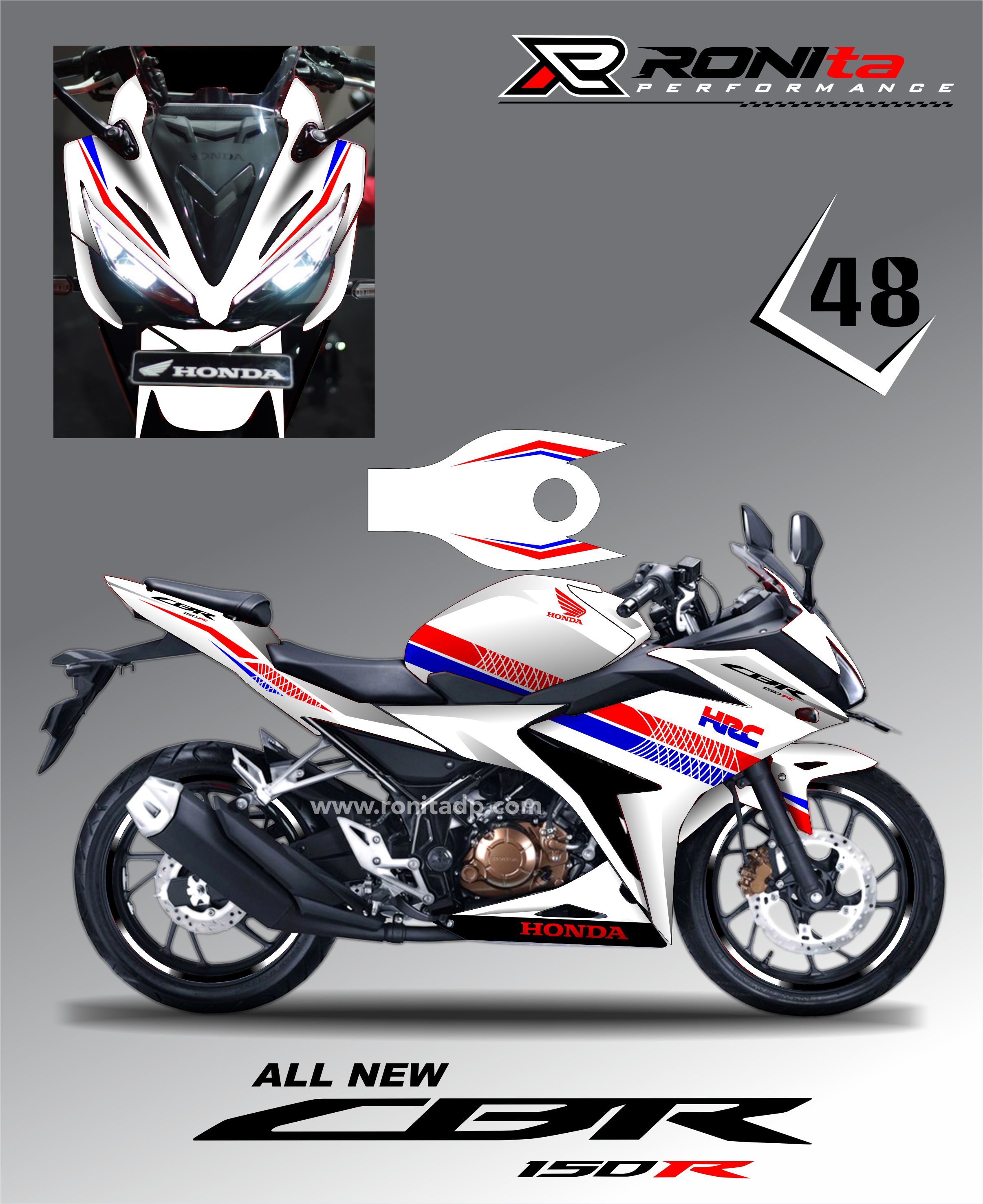 Decal Fullbody Honda All New CBR 150R