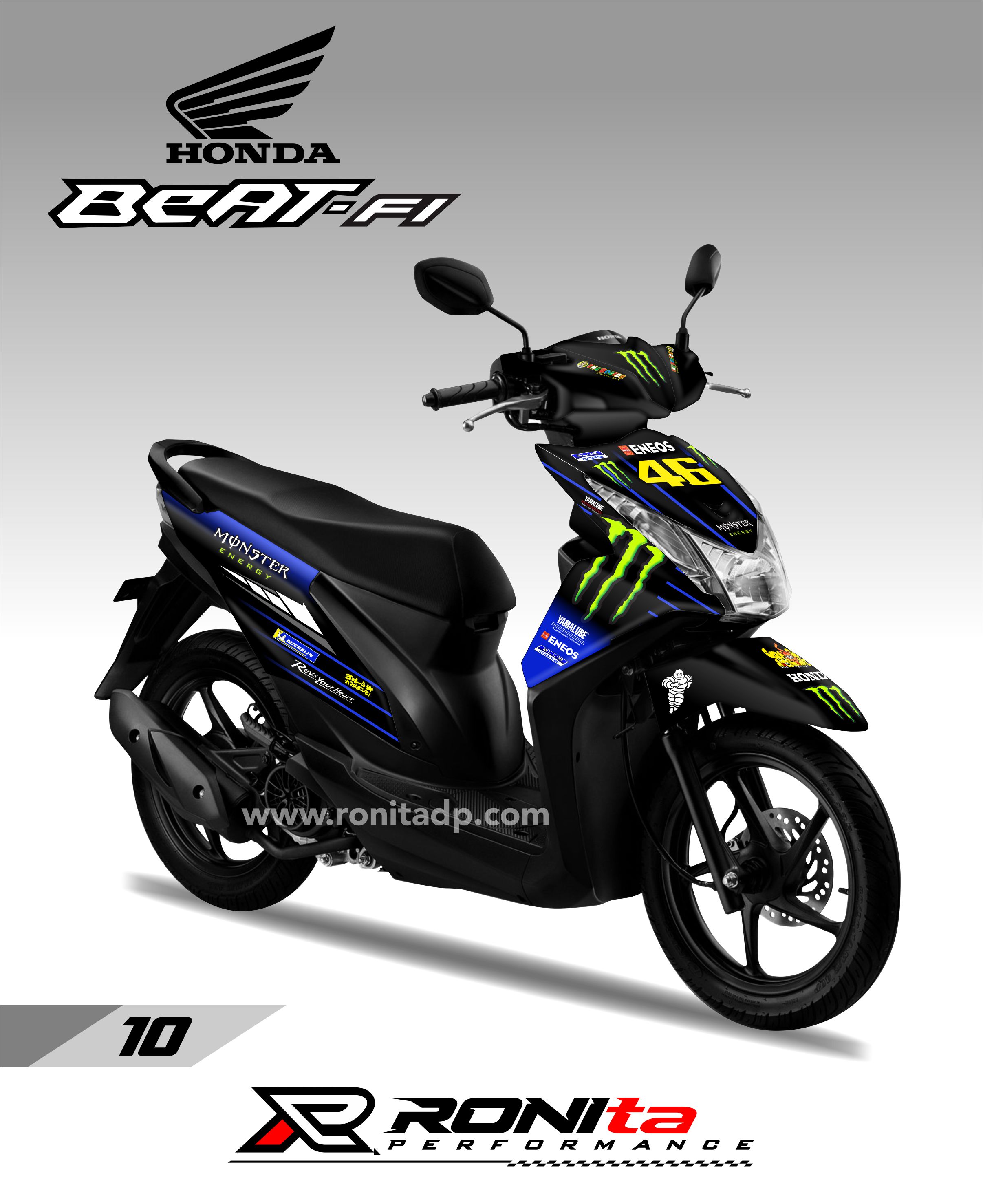 Decal Fullbody Honda Beat FI