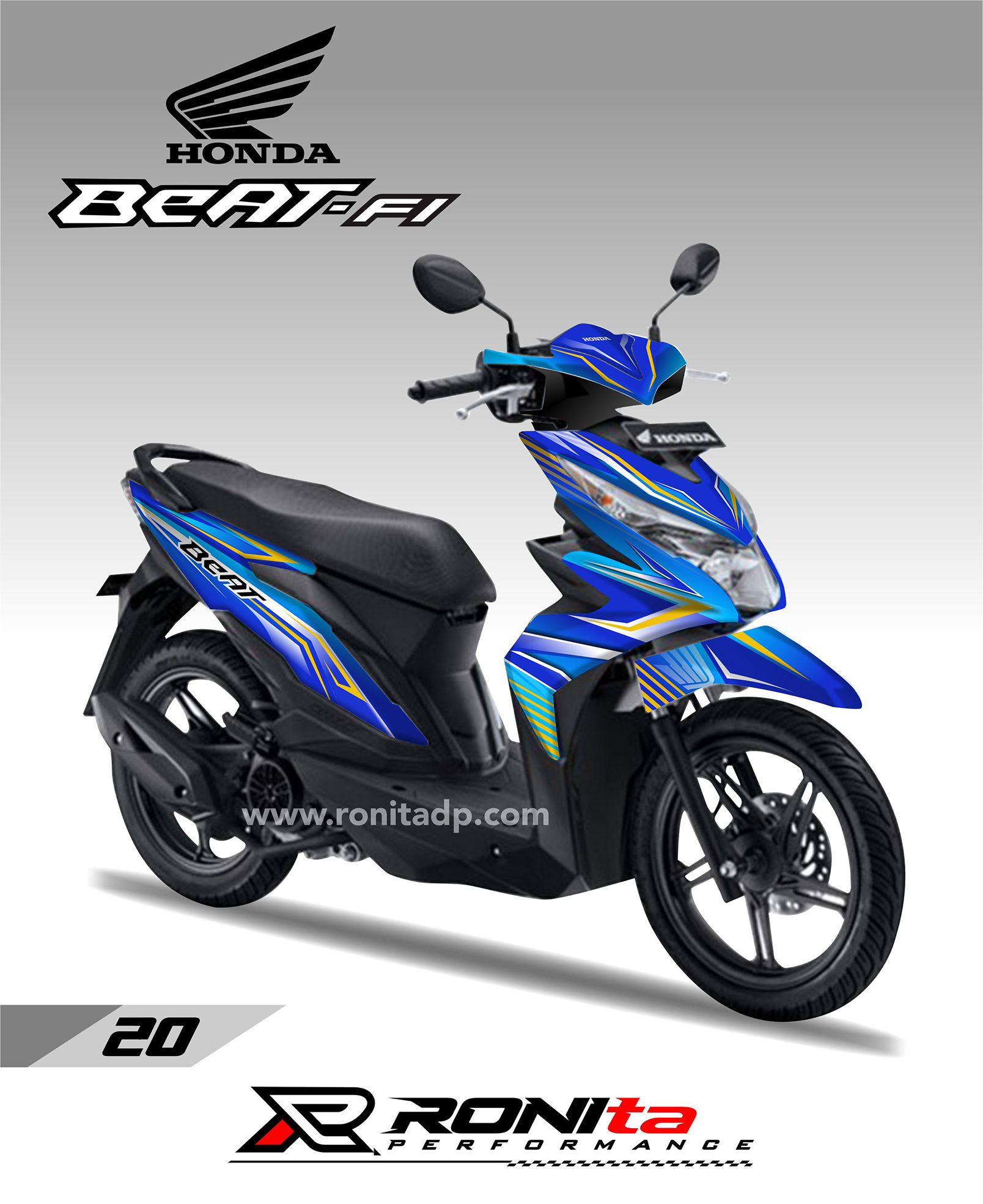 Decal Fullbody Honda Beat FI