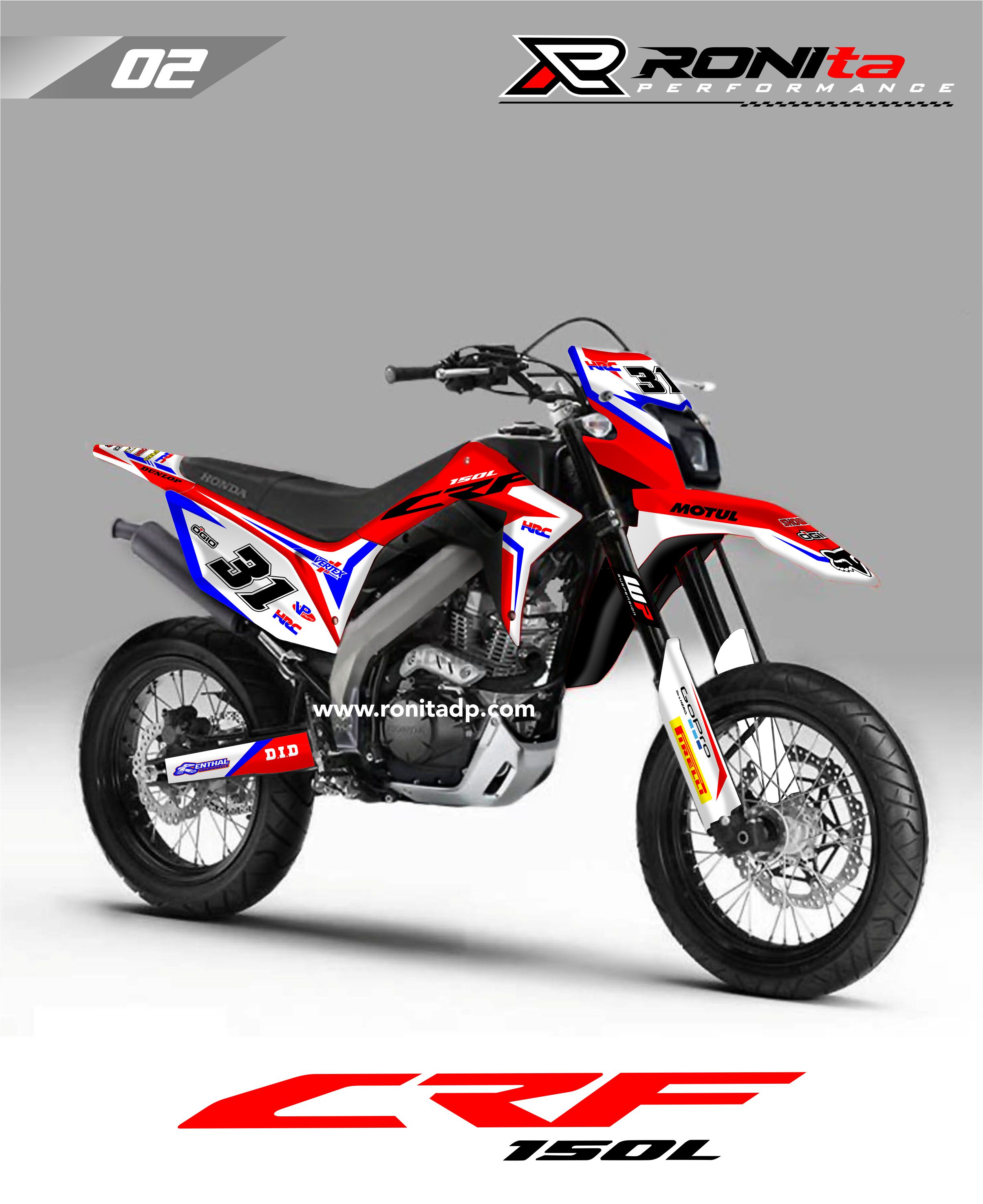 Decal Fullbody Honda CRF 150