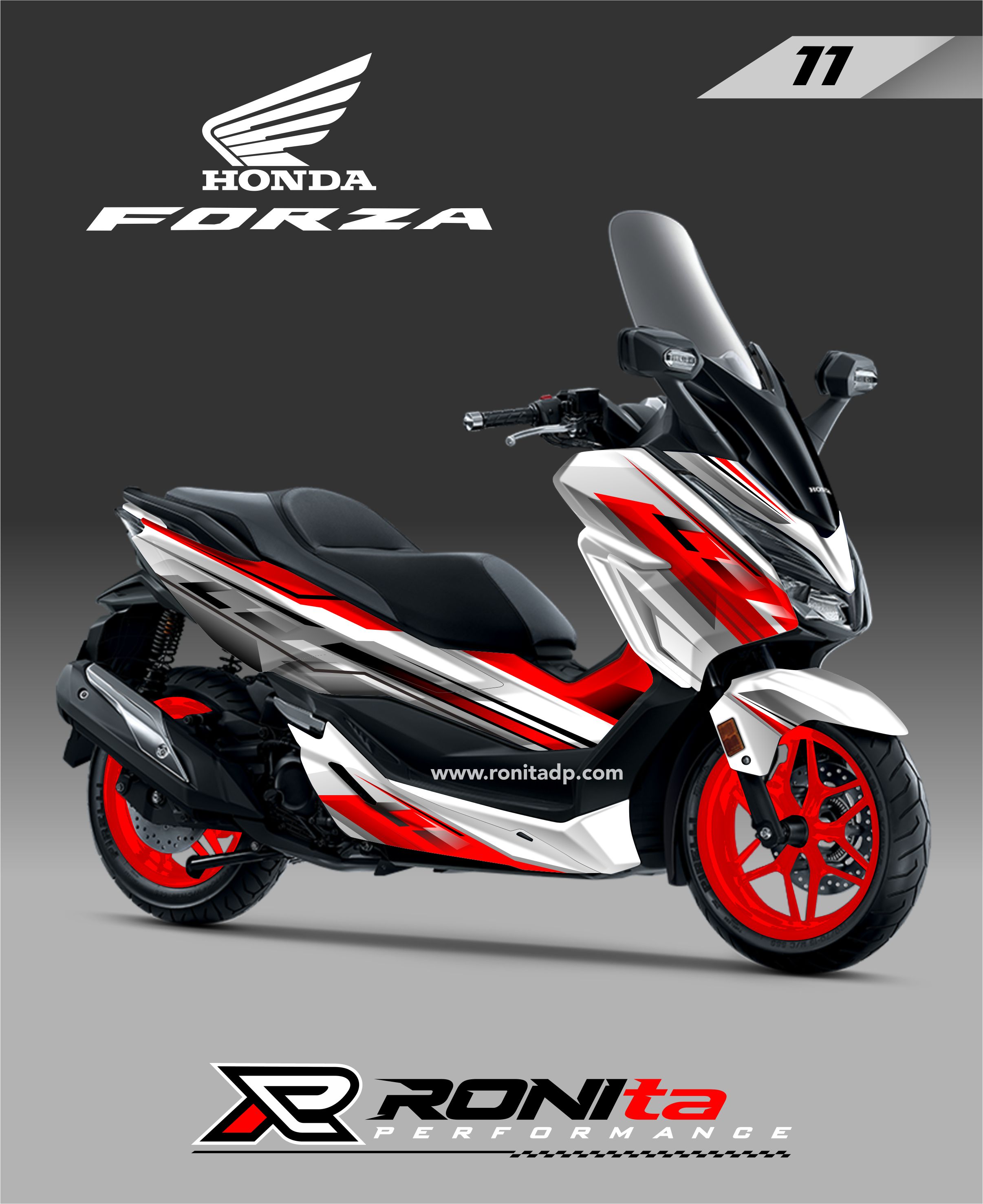 Decal Fullbody Honda Forza