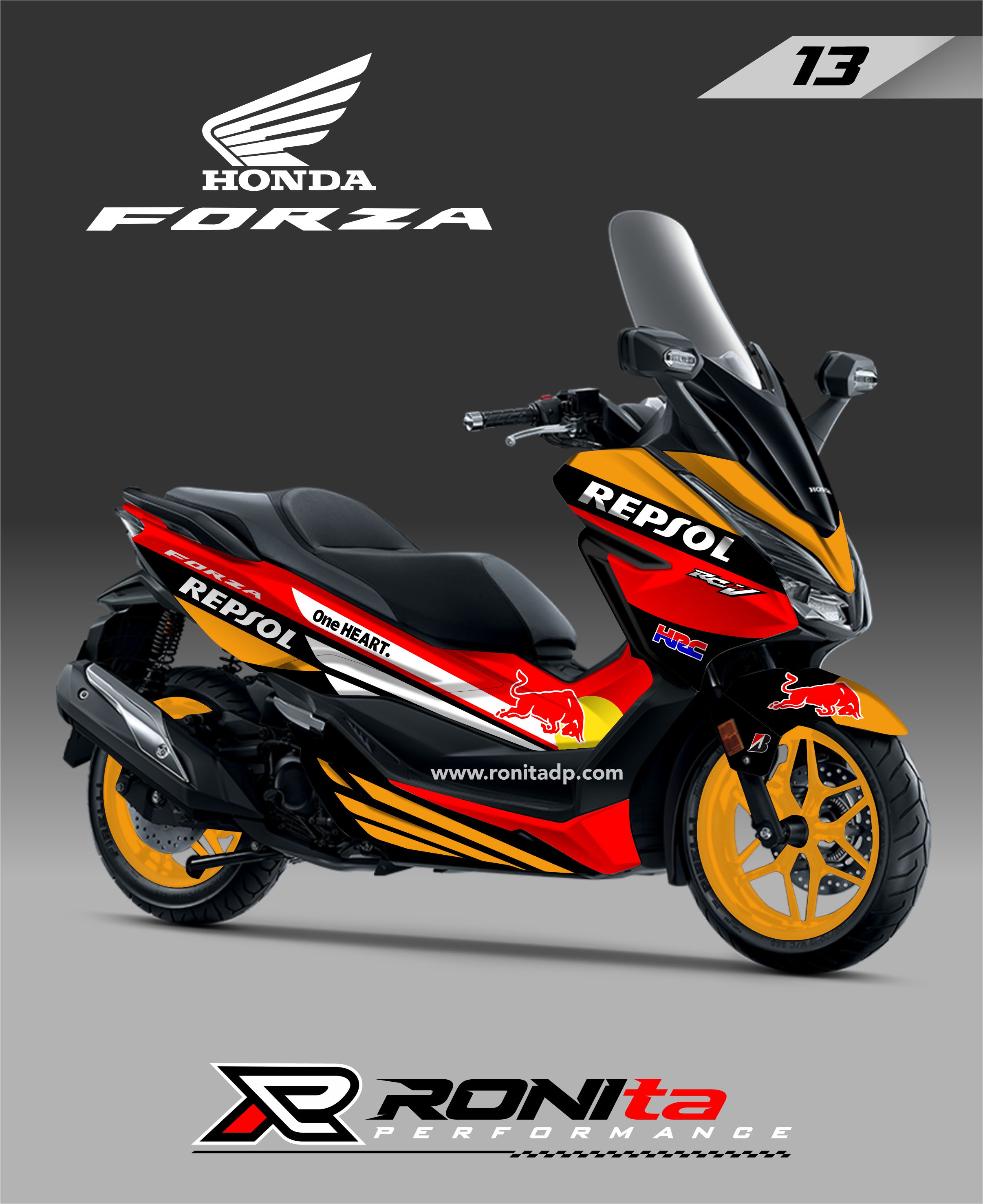 Decal Fullbody Honda Forza