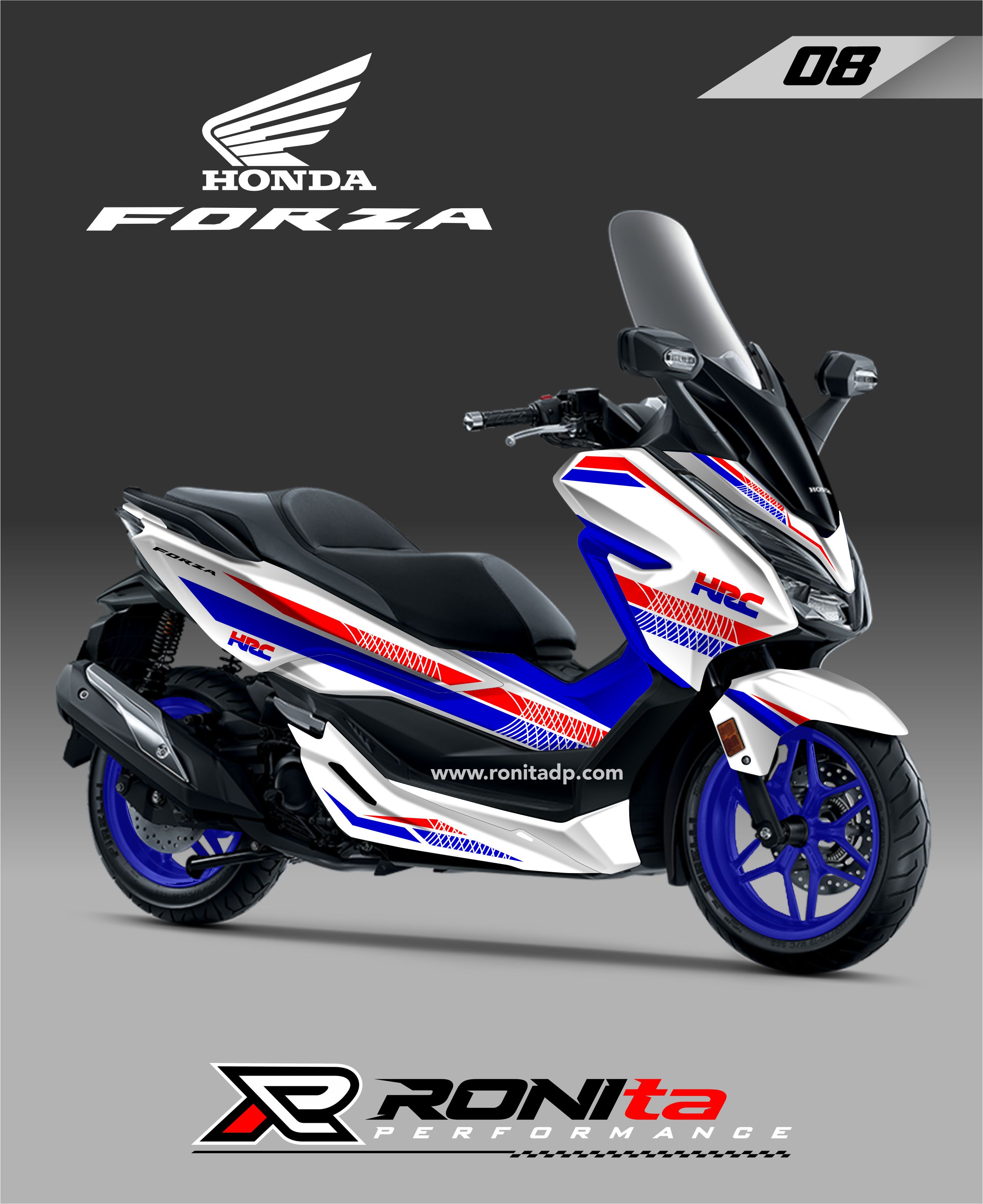 Decal Fullbody Honda Forza