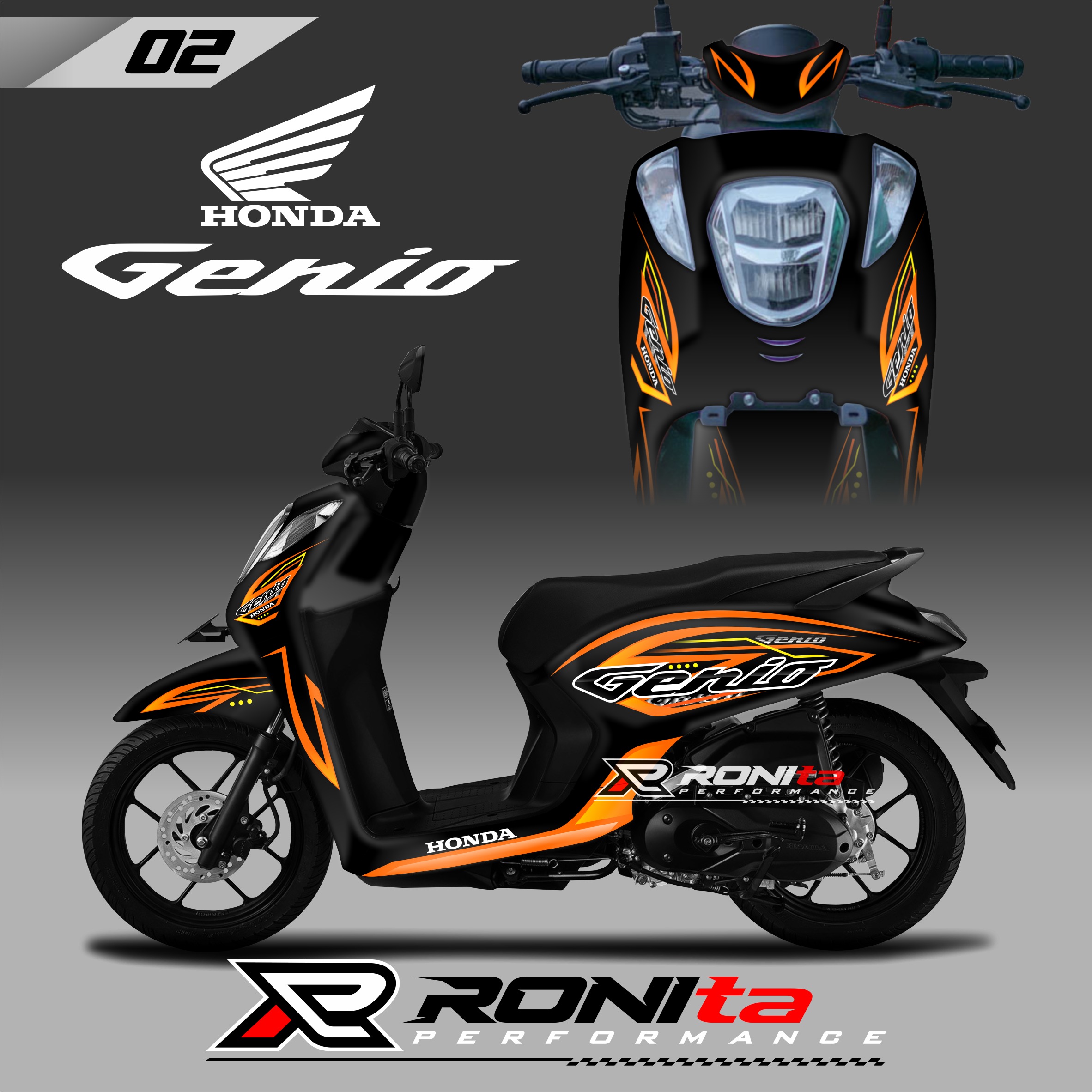 Decal Fullbody Honda Genio