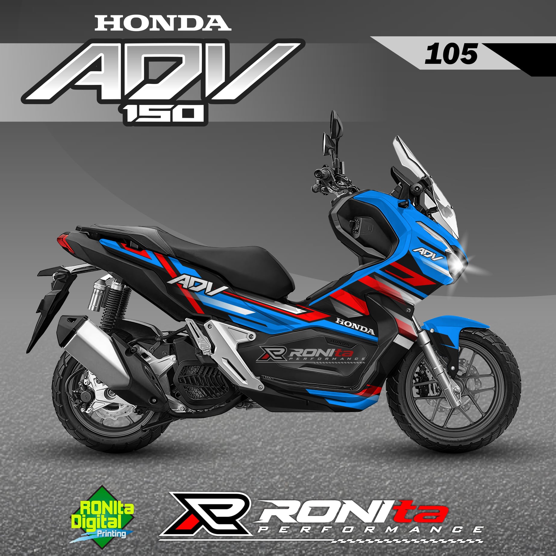 Decal Fullbody Honda ADV150