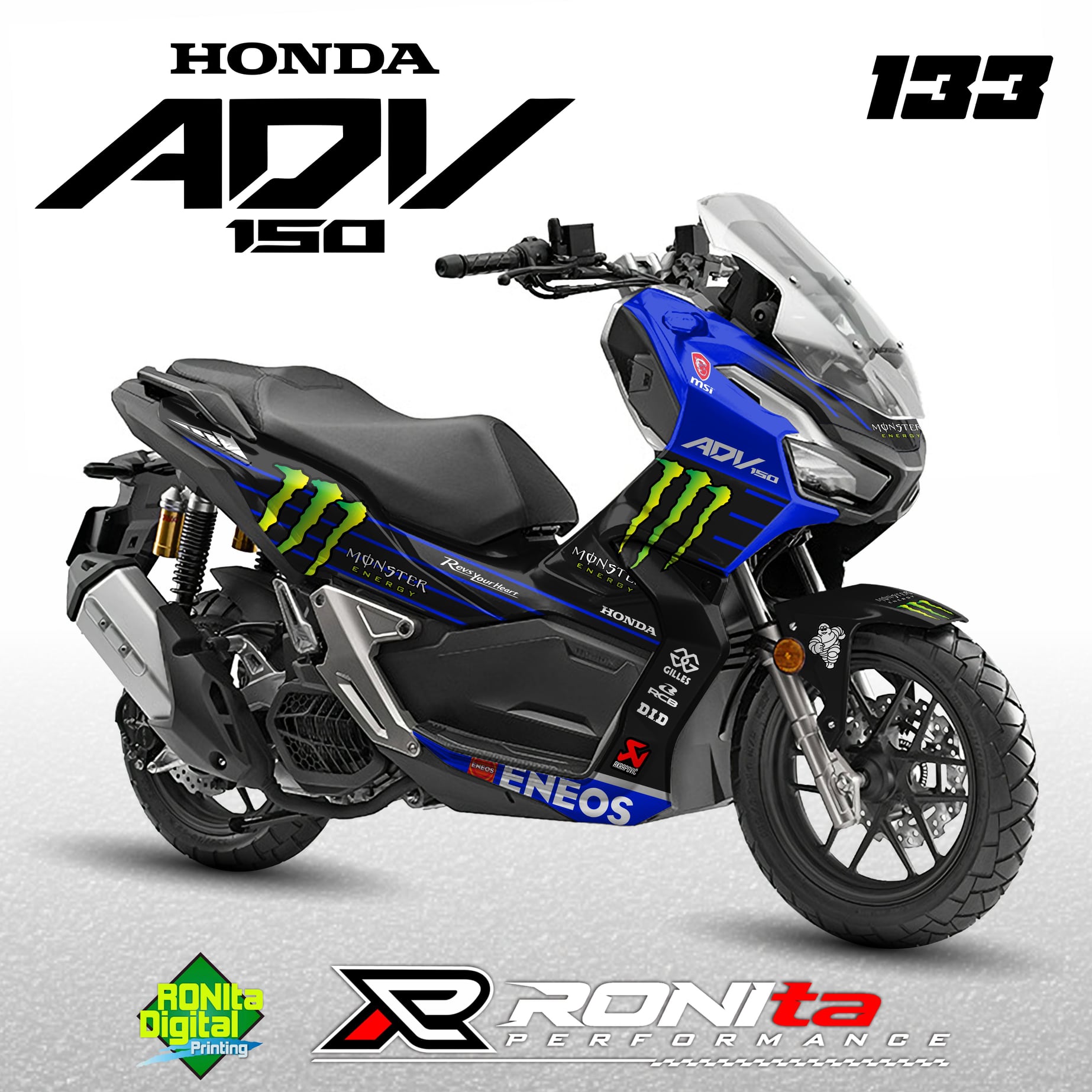Decal Fullbody Honda ADV150
