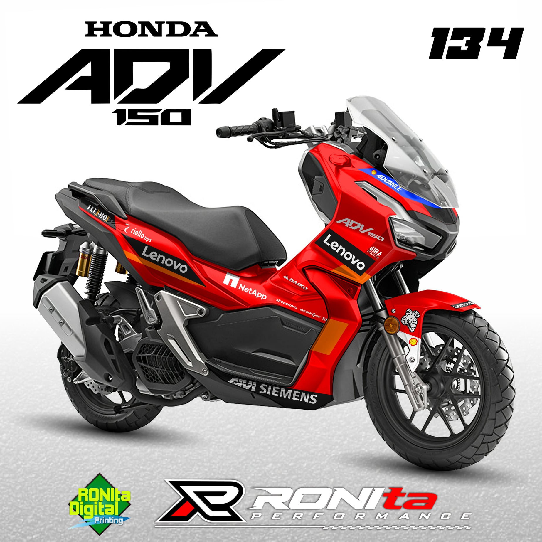 Decal Fullbody Honda ADV150
