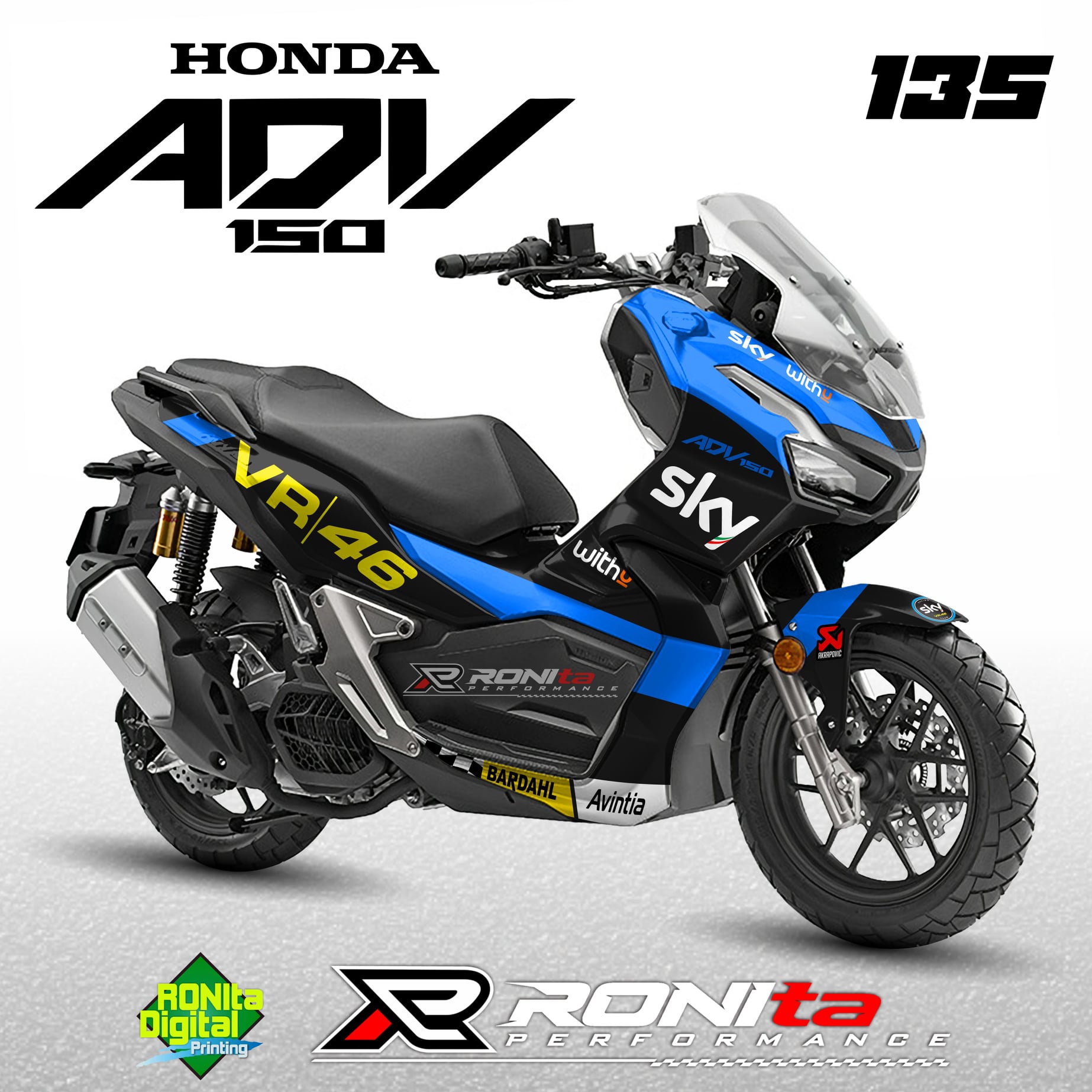 Decal Fullbody Honda ADV150