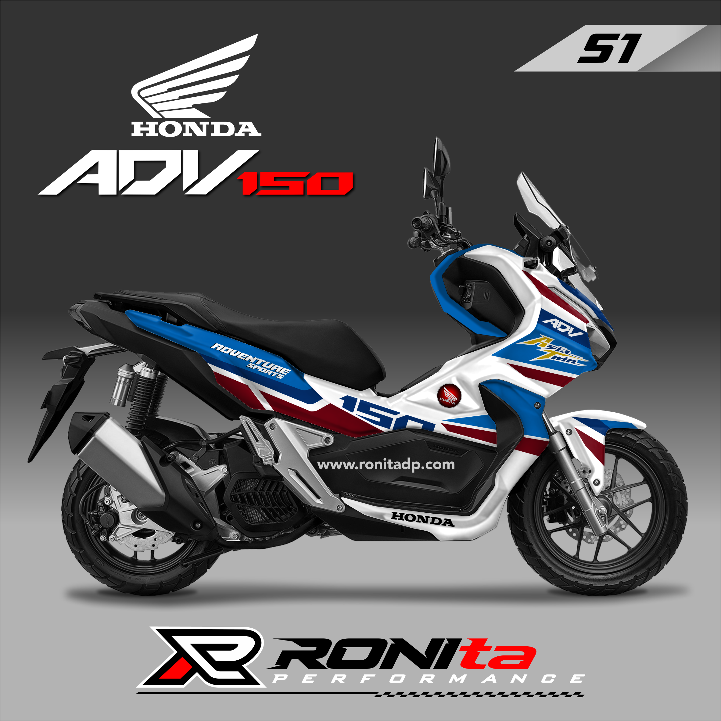 Decal Fullbody Honda ADV150