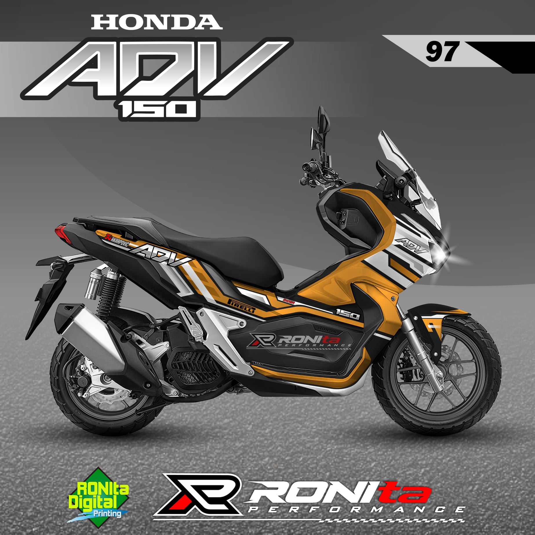 Decal Fullbody Honda ADV150