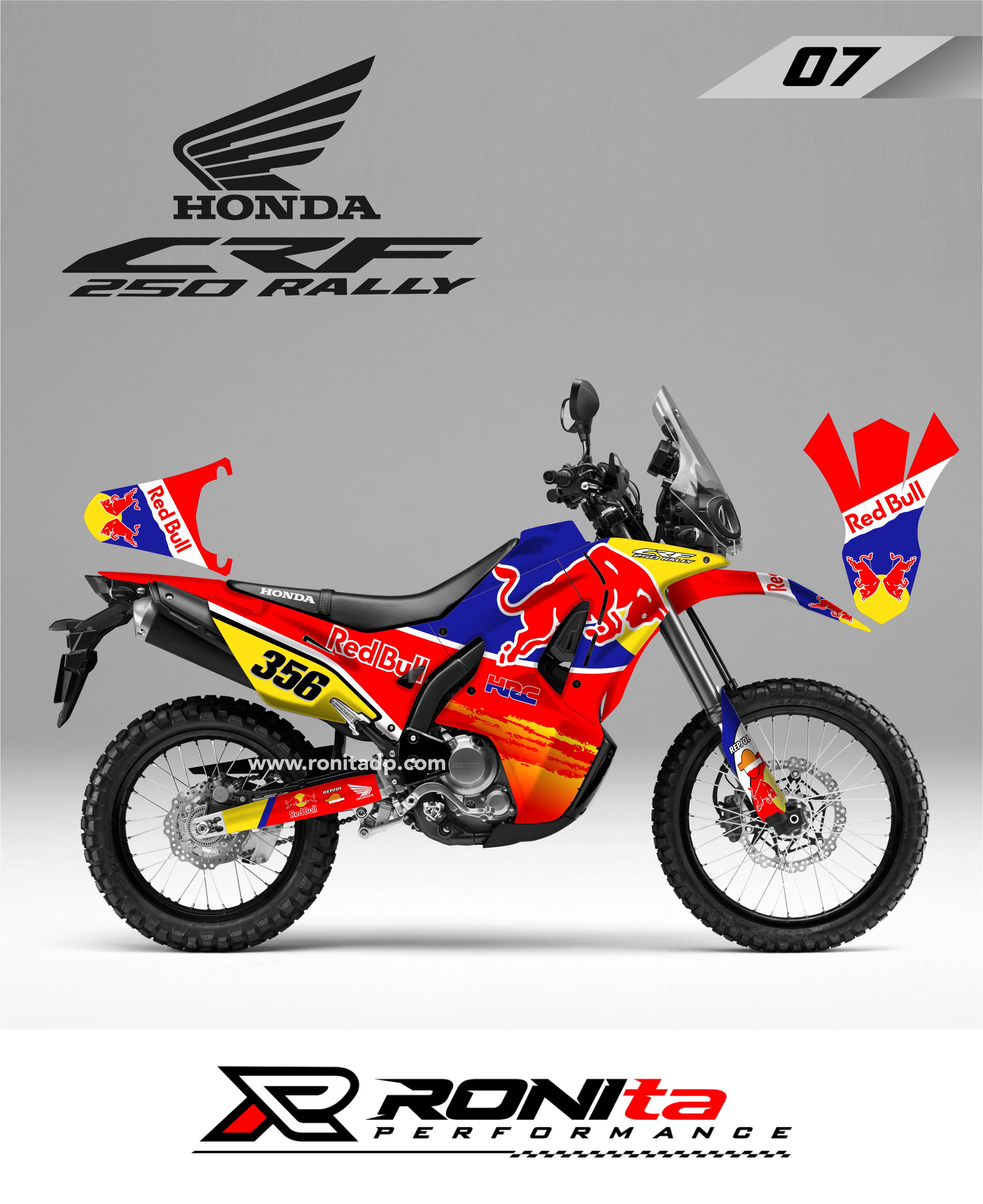 Decal Fullbody Honda CRF 250 Rally