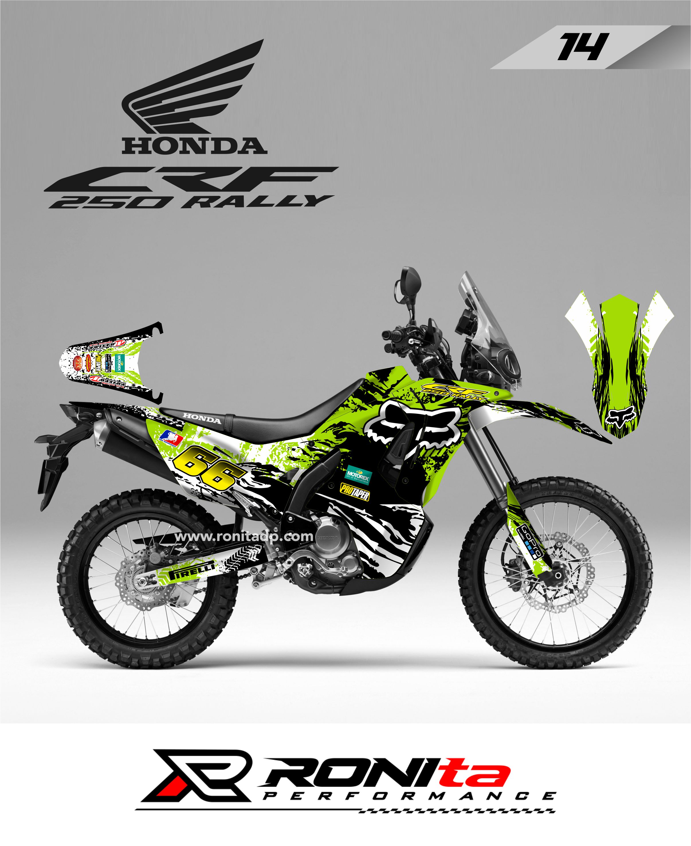 Decal Fullbody Honda CRF 250 Rally