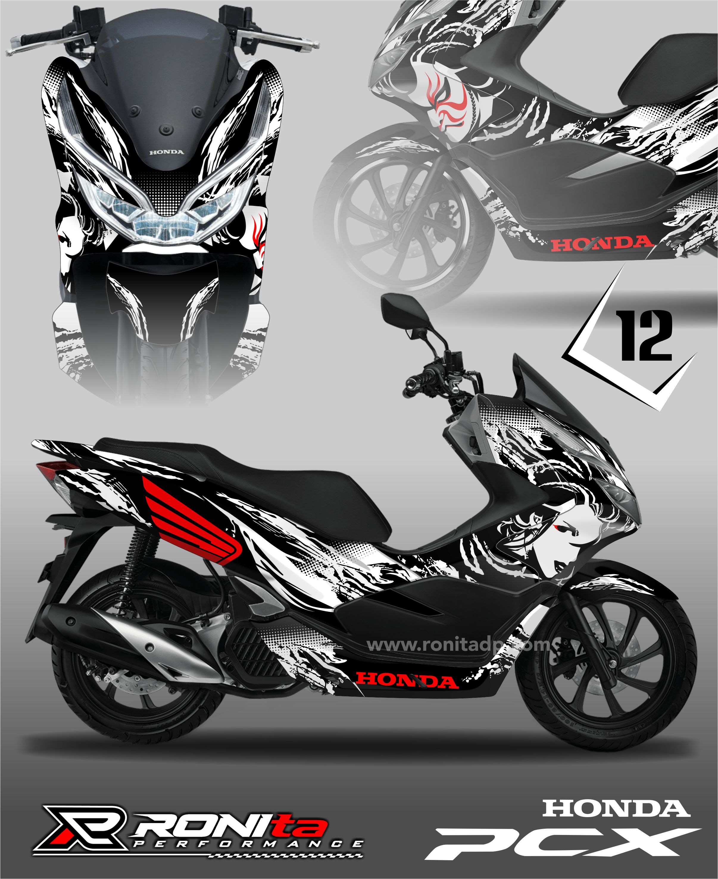 Decal Fullbody Honda PCX150