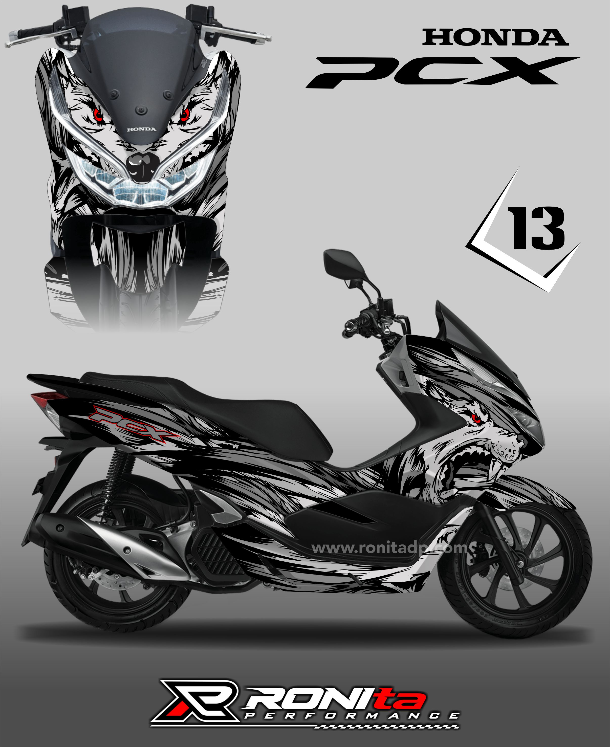 Decal Fullbody Honda PCX150