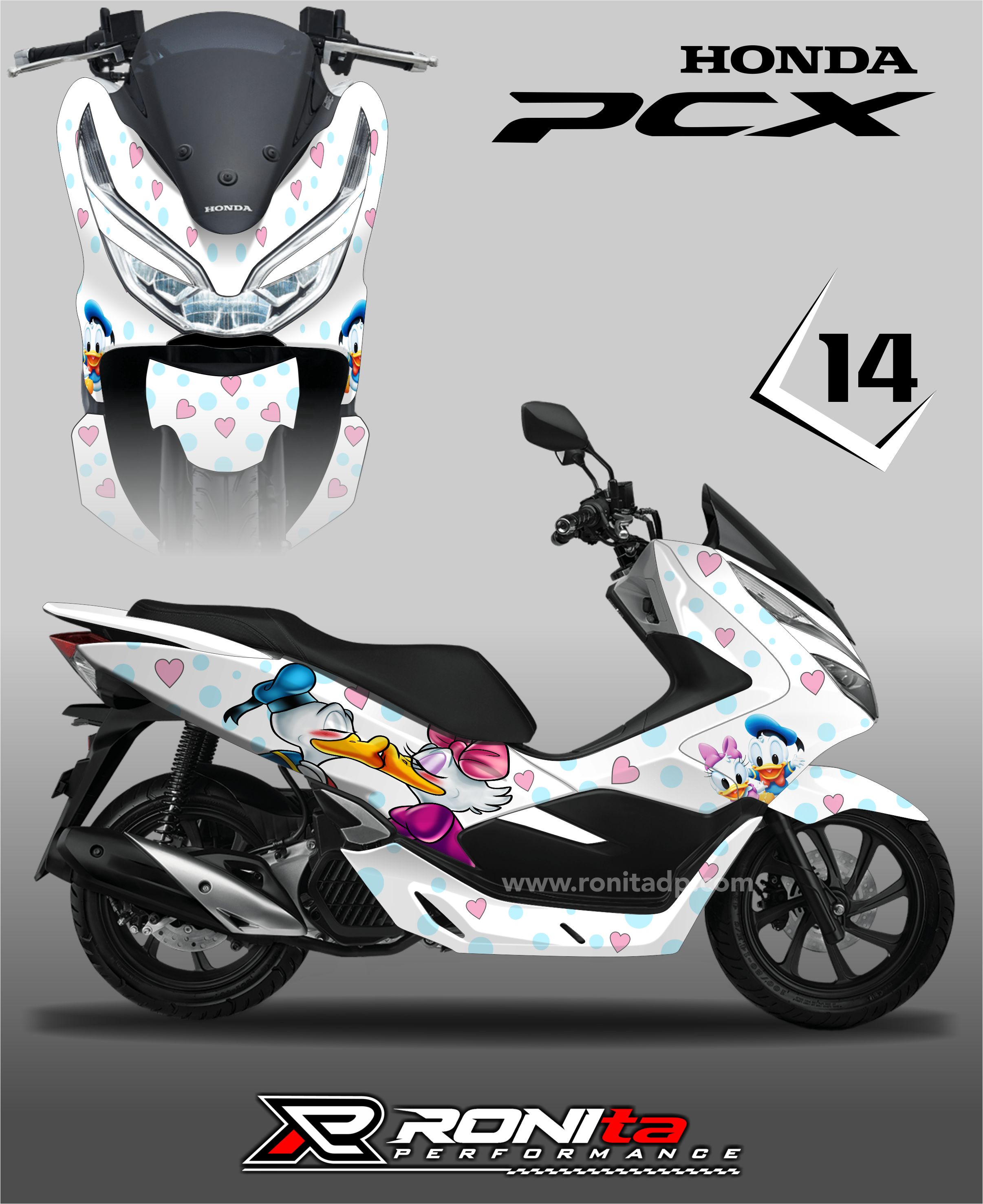 Decal Fullbody Honda PCX150