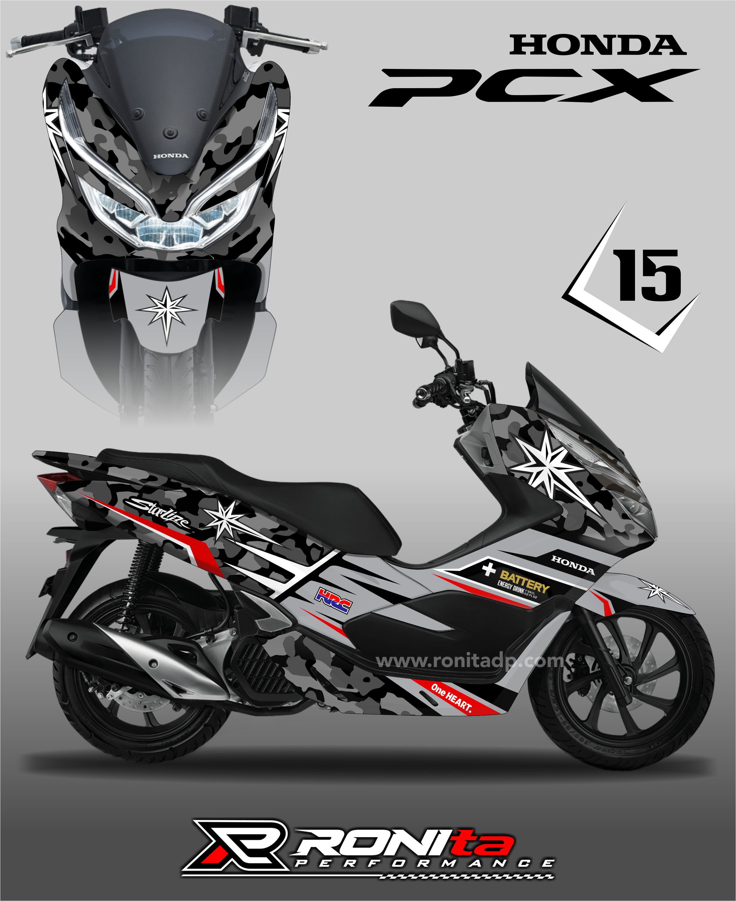 Decal Fullbody Honda PCX150