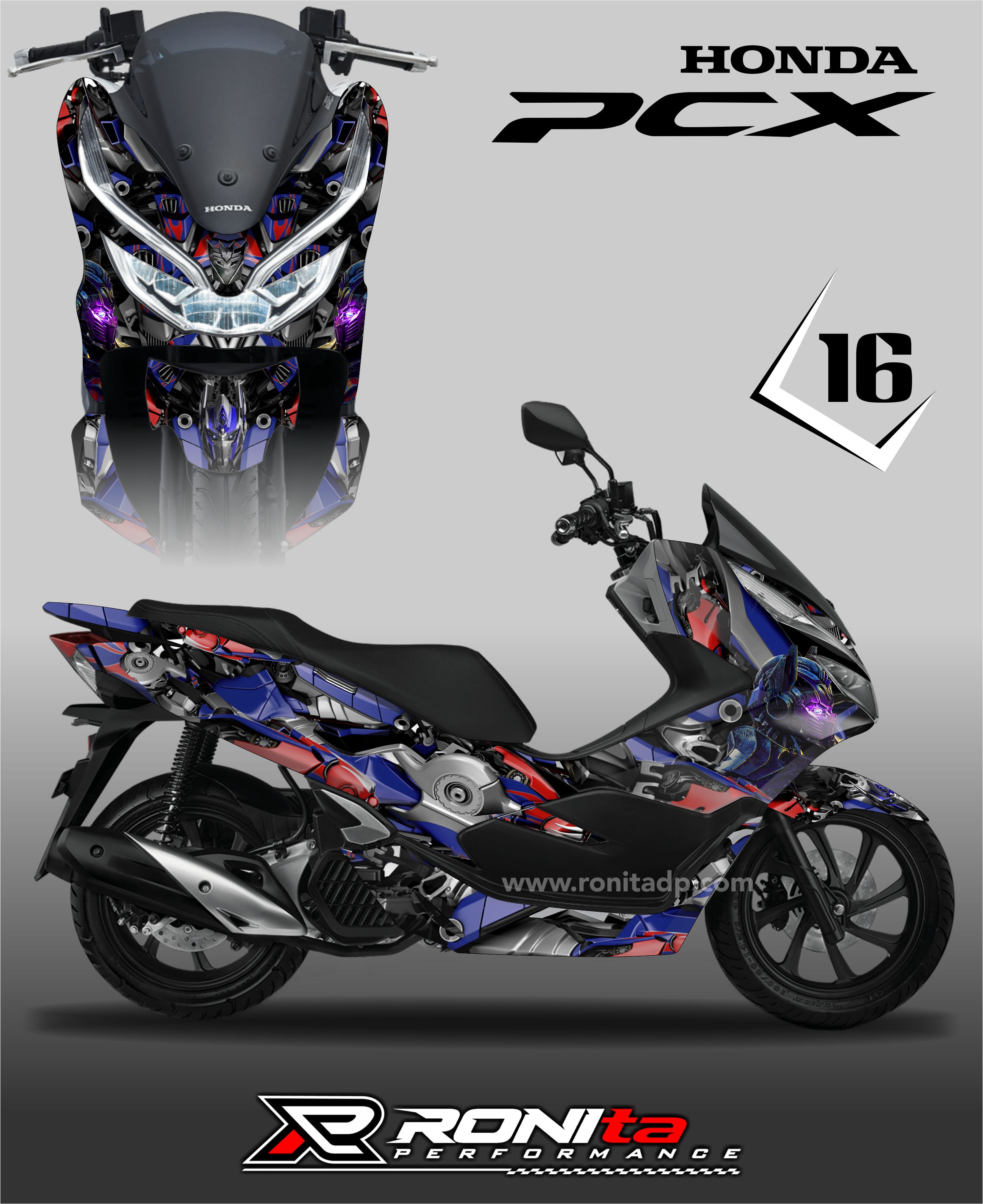 Decal Fullbody Honda PCX150