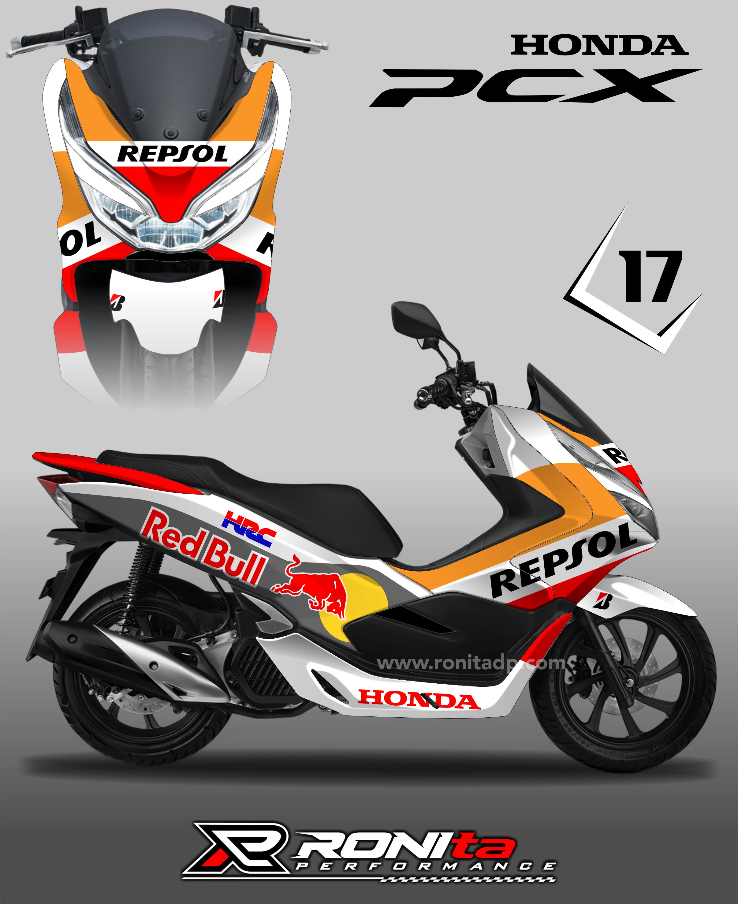Decal Fullbody Honda PCX150