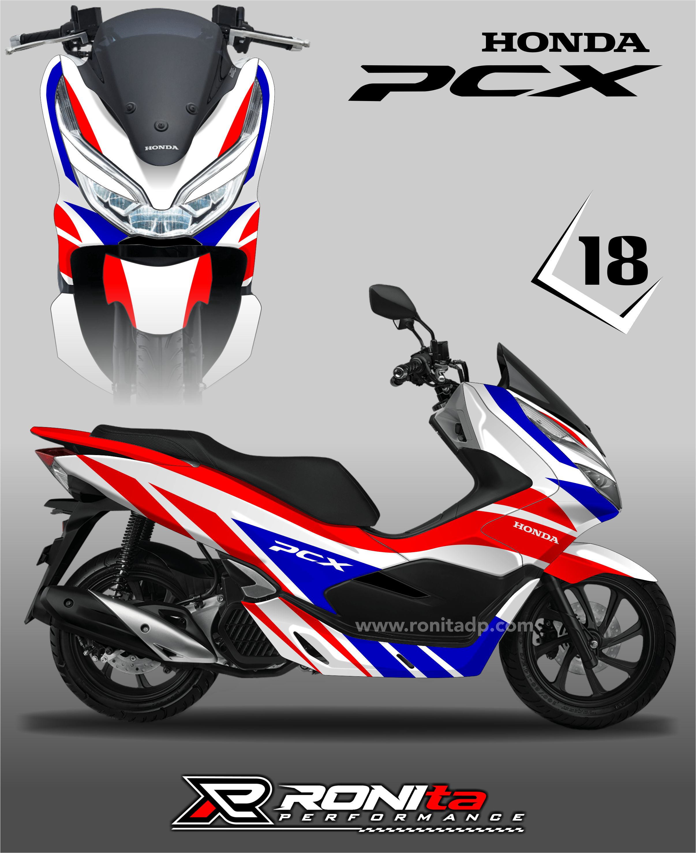 Decal Fullbody Honda PCX150