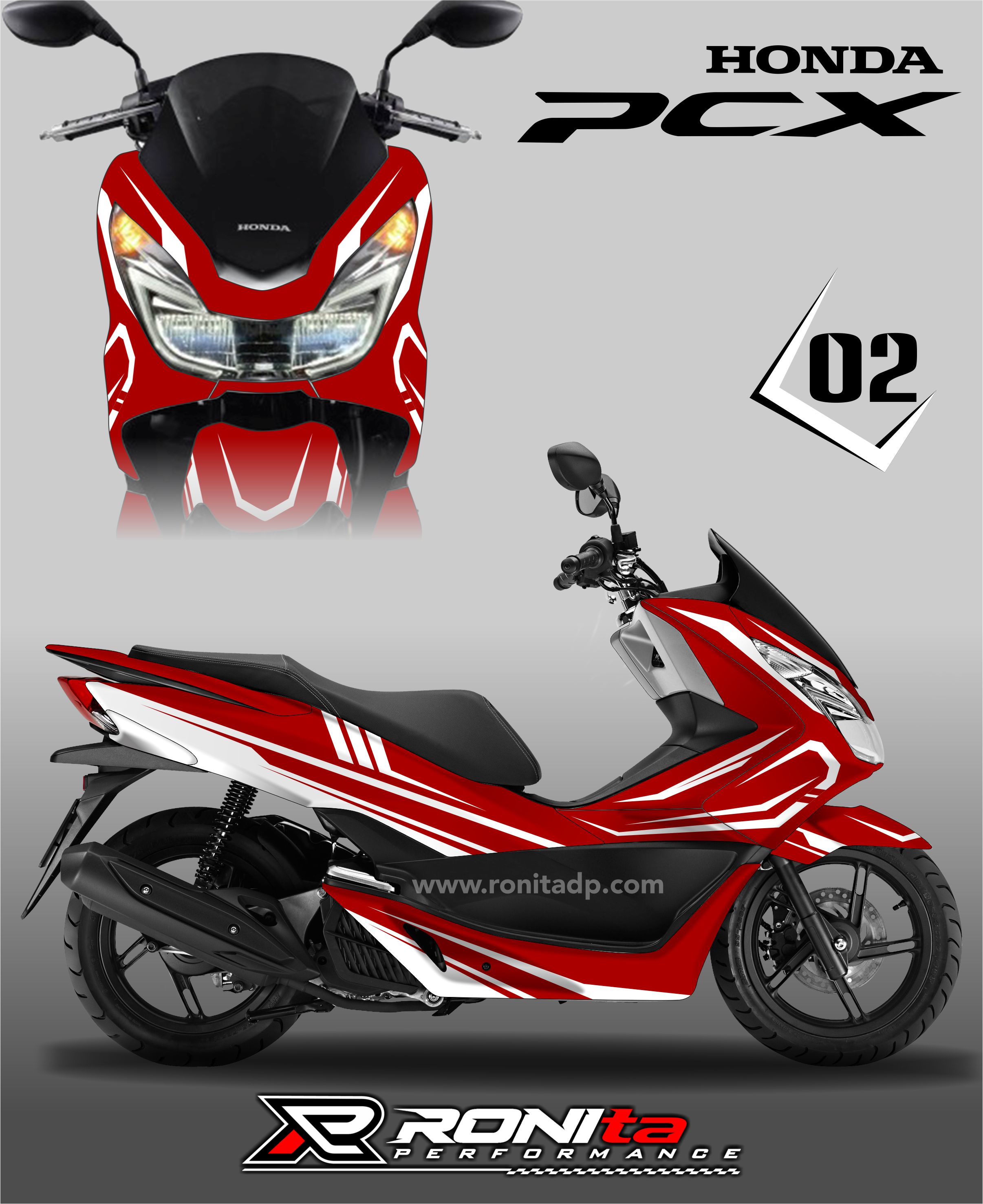 Decal Fullbody Honda PCX150