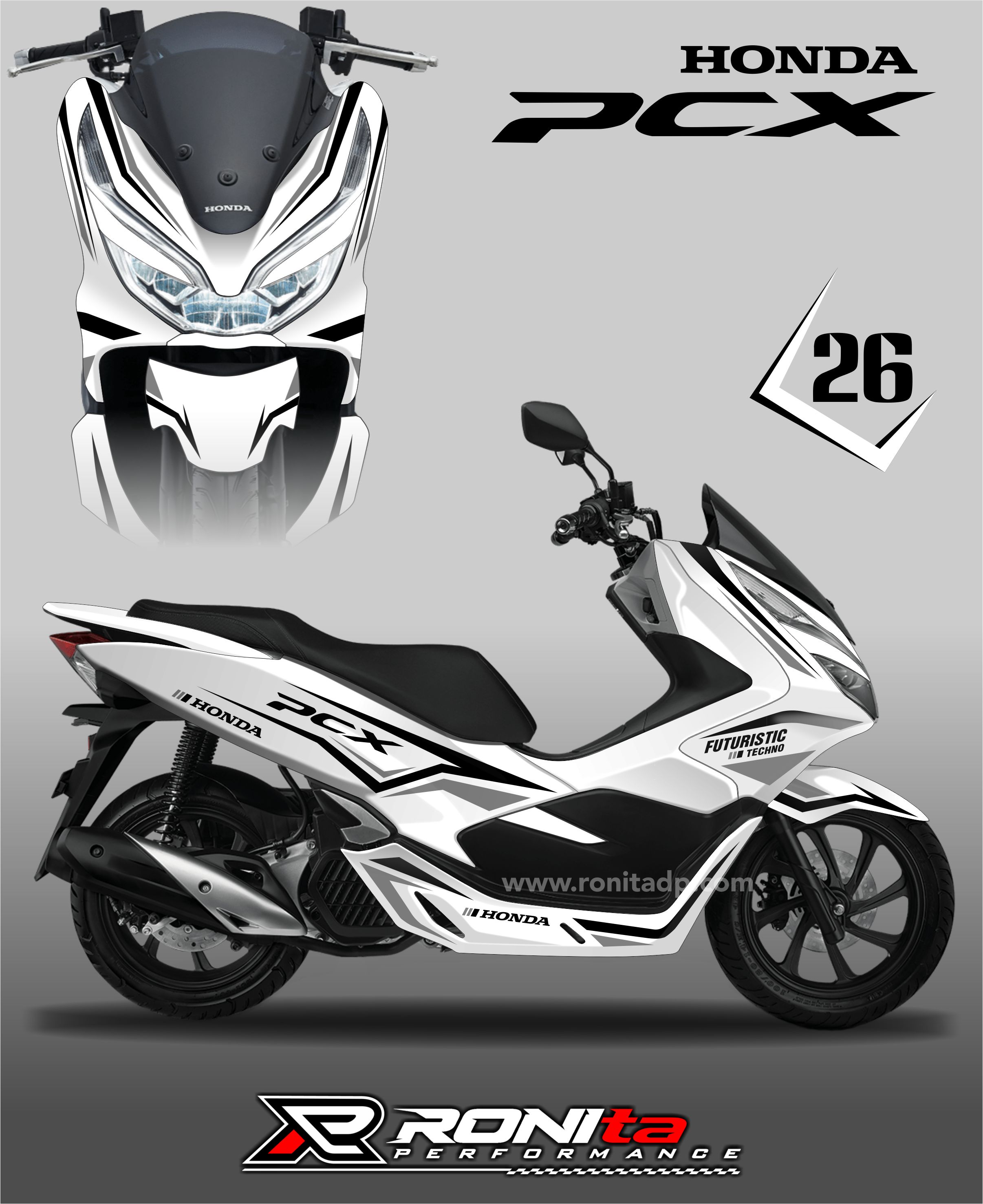 Decal Fullbody Honda PCX150