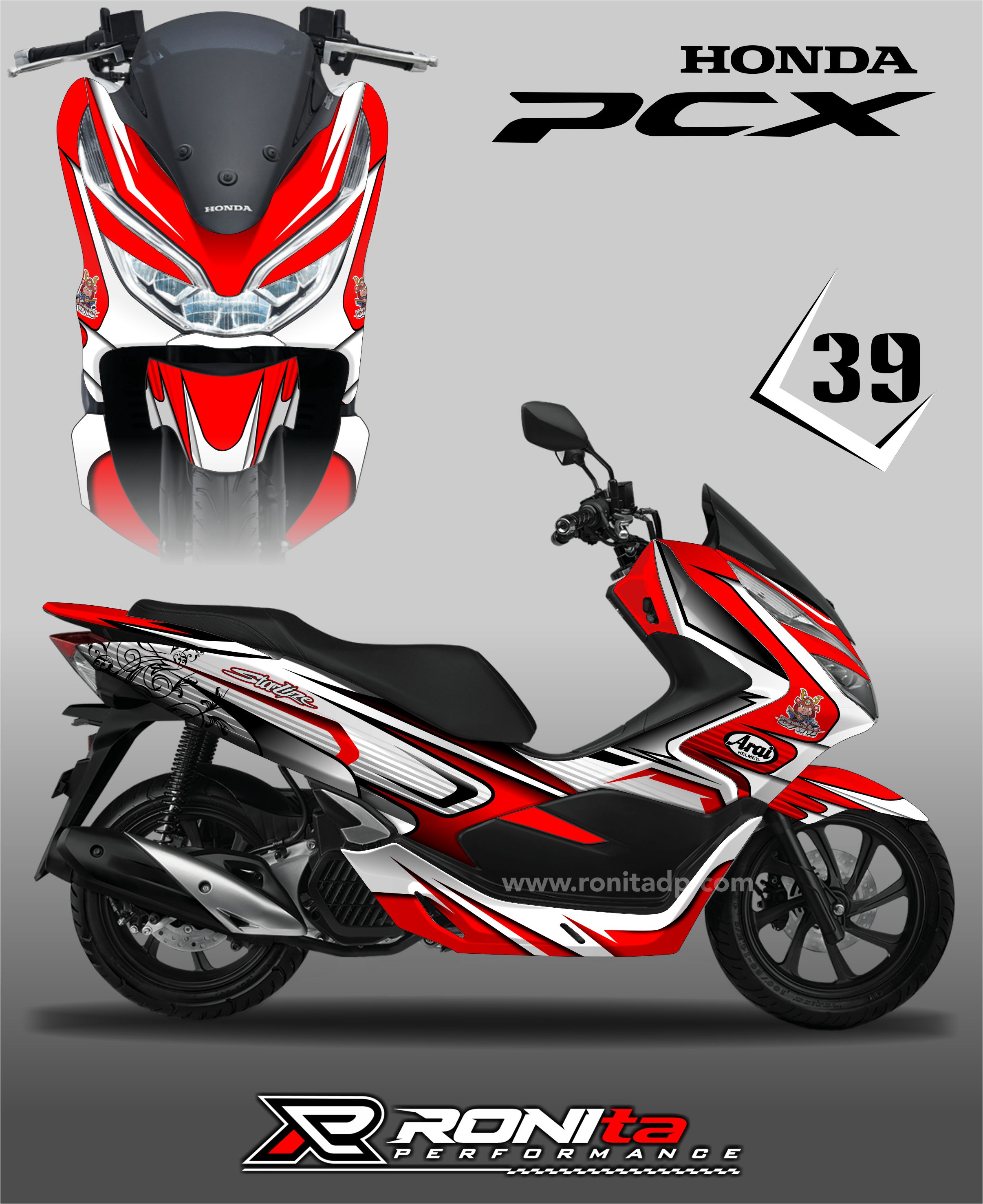 Decal Fullbody Honda PCX150