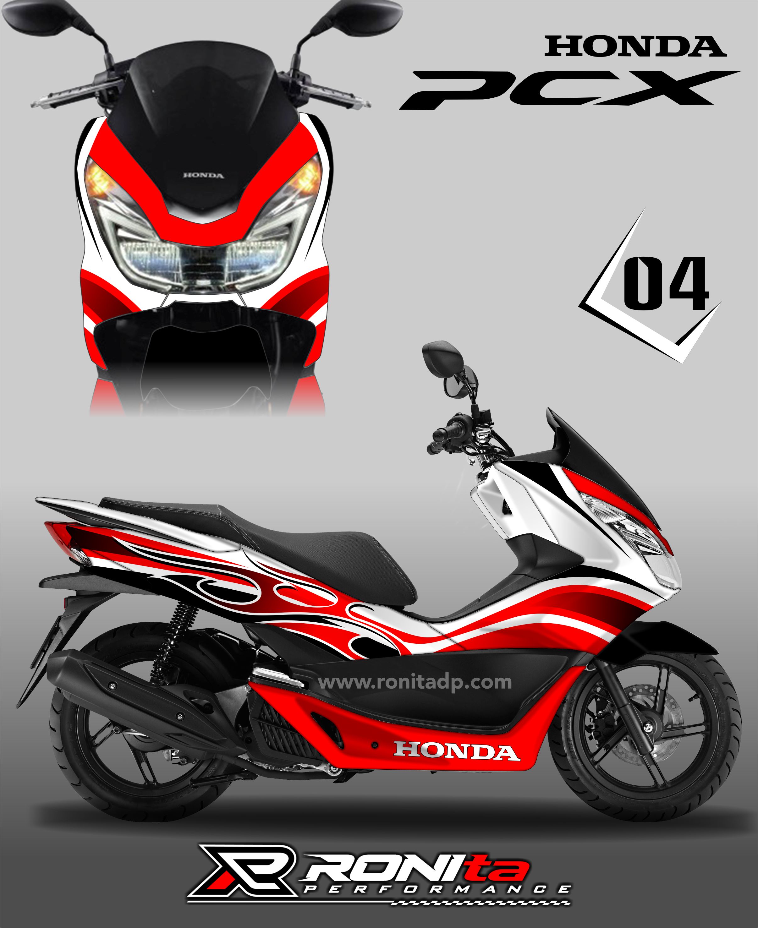 Decal Fullbody Honda PCX150