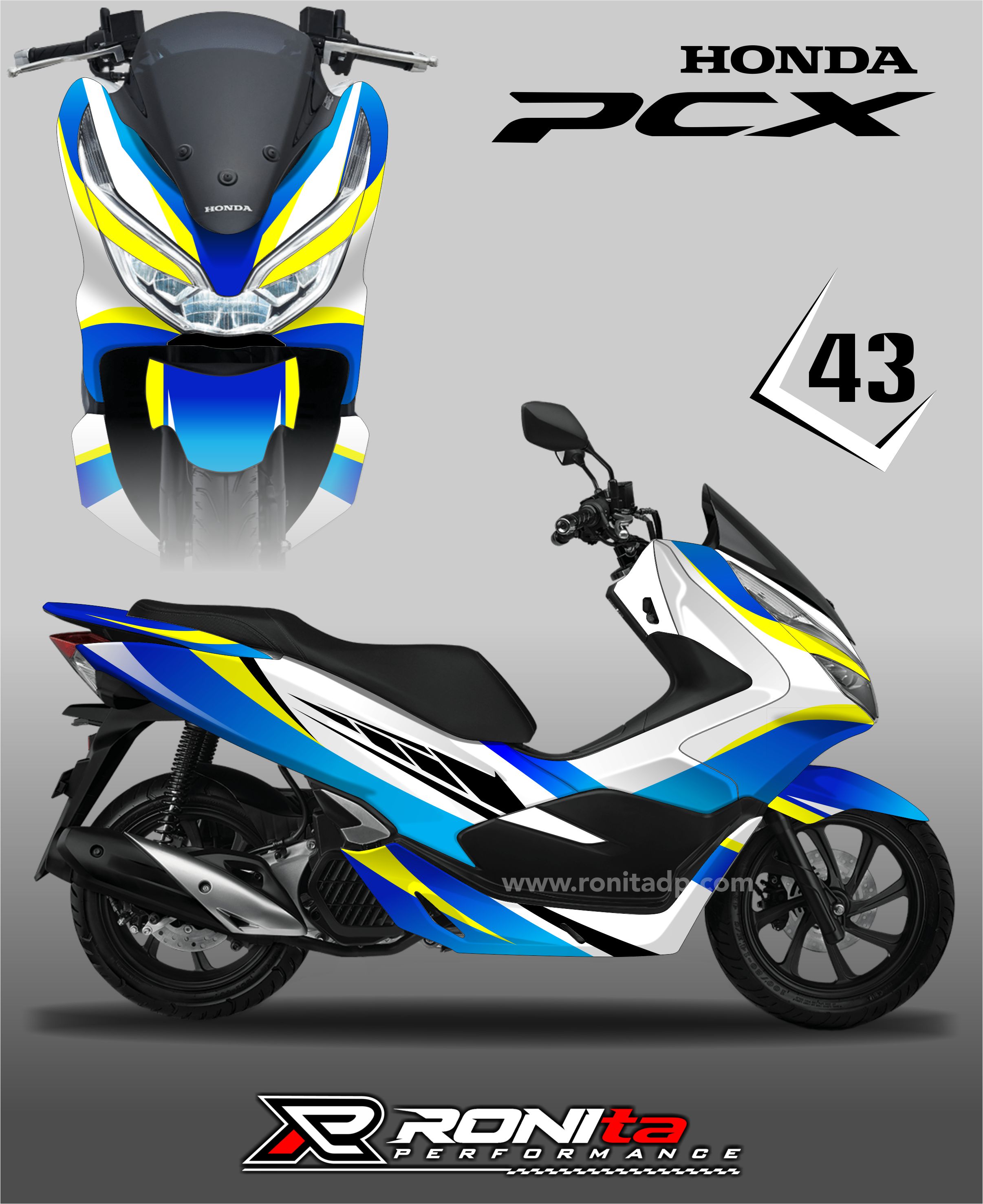 Decal Fullbody Honda PCX150