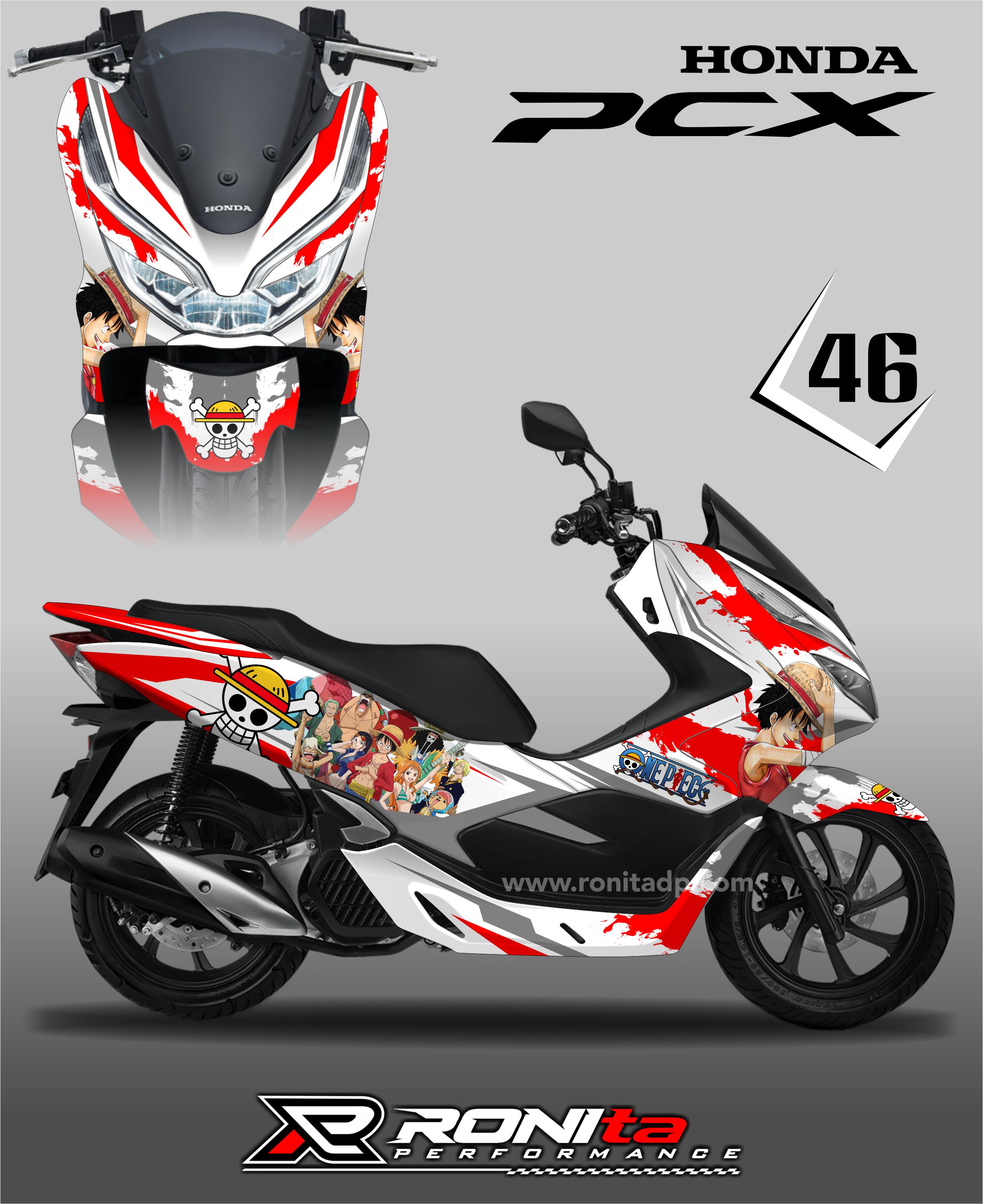 Decal Fullbody Honda PCX150
