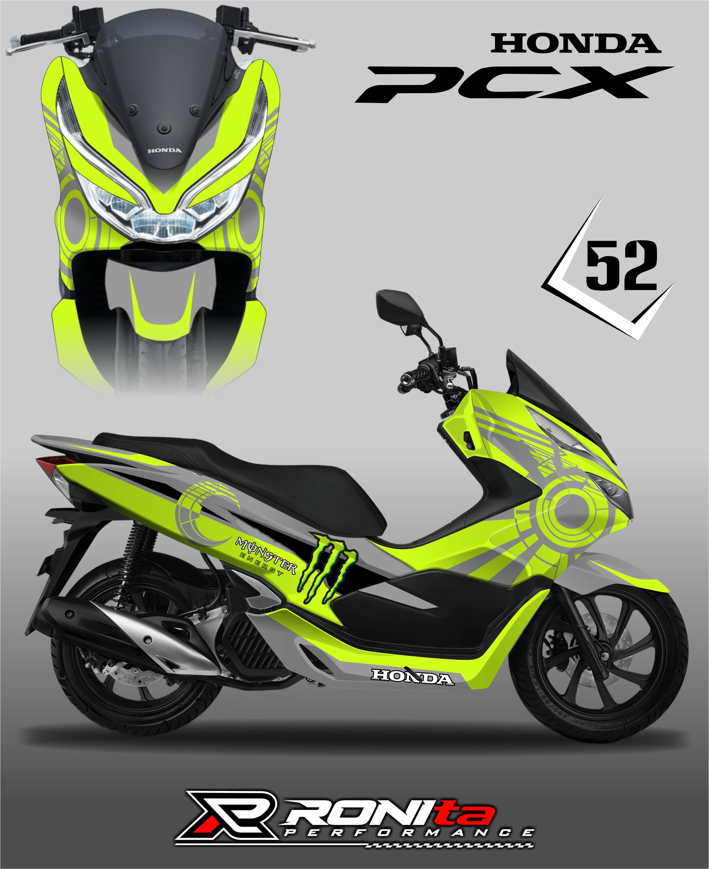 Decal Fullbody Honda PCX150