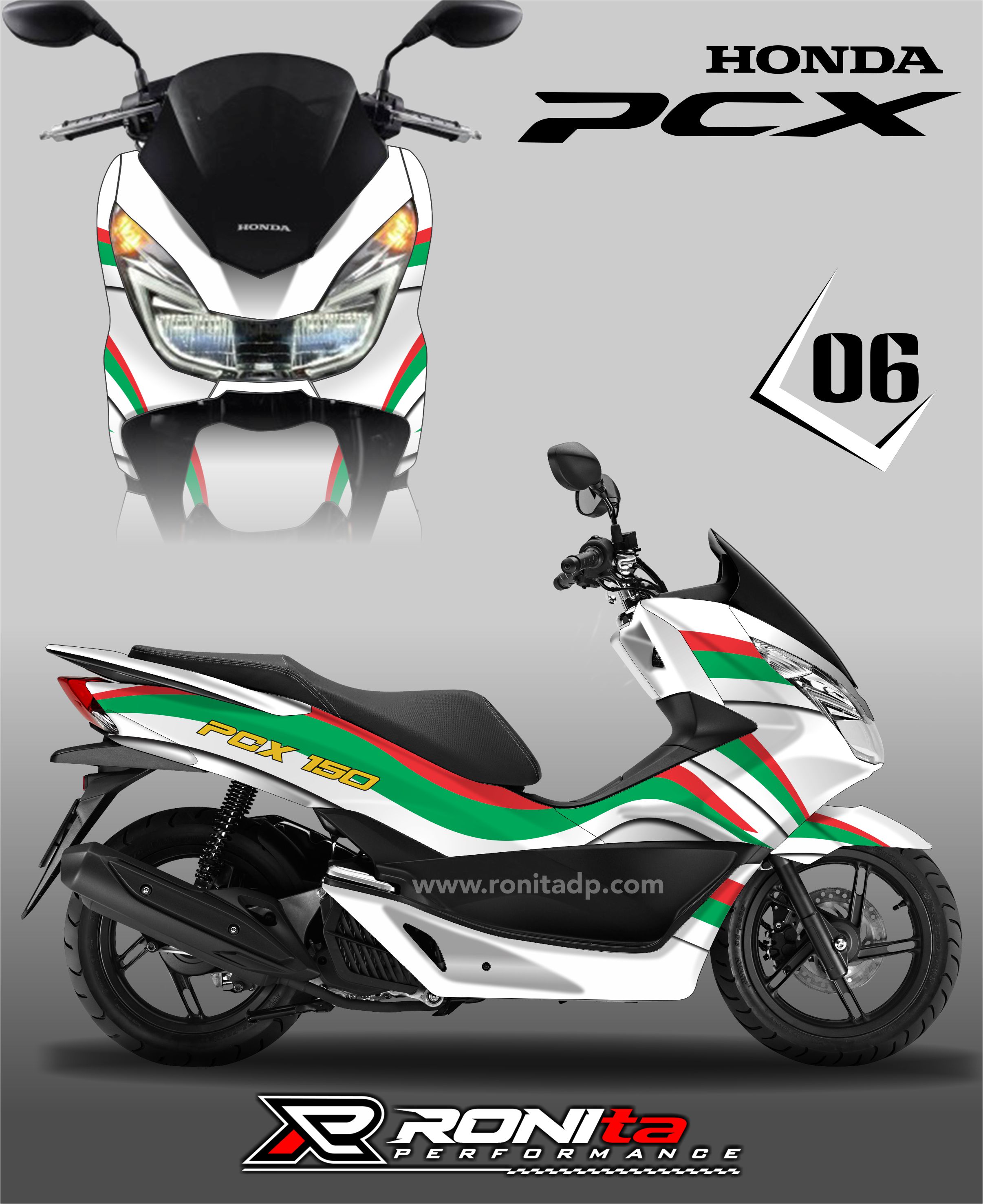Decal Fullbody Honda PCX150