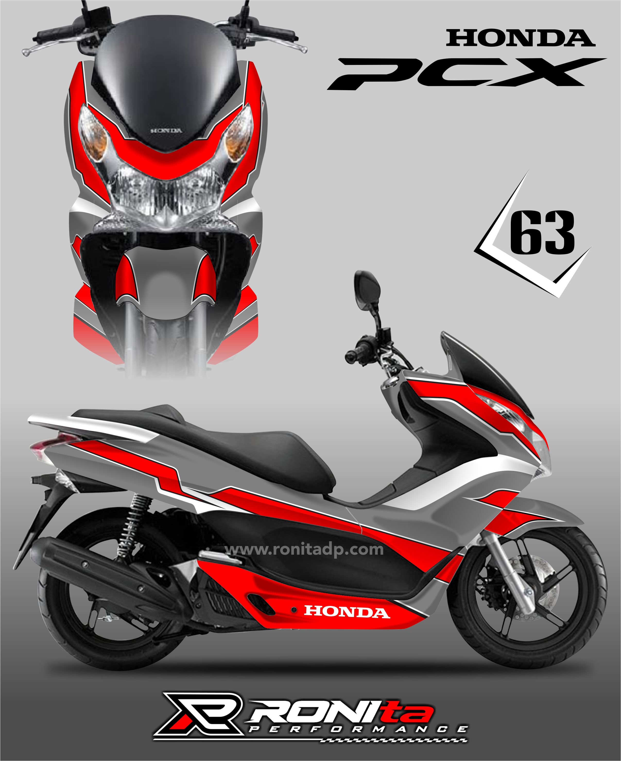 Decal Fullbody Honda PCX150