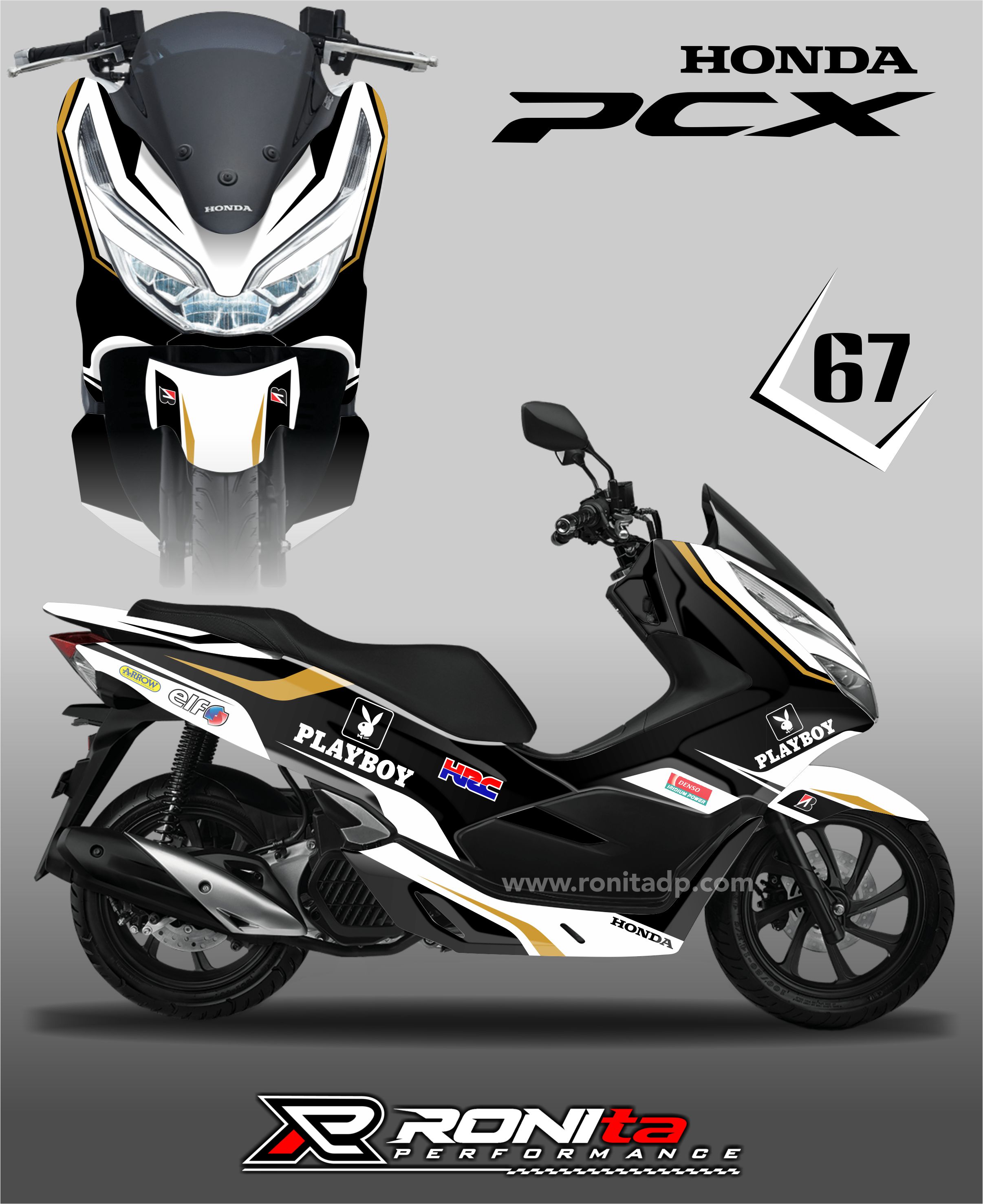 Decal Fullbody Honda PCX150