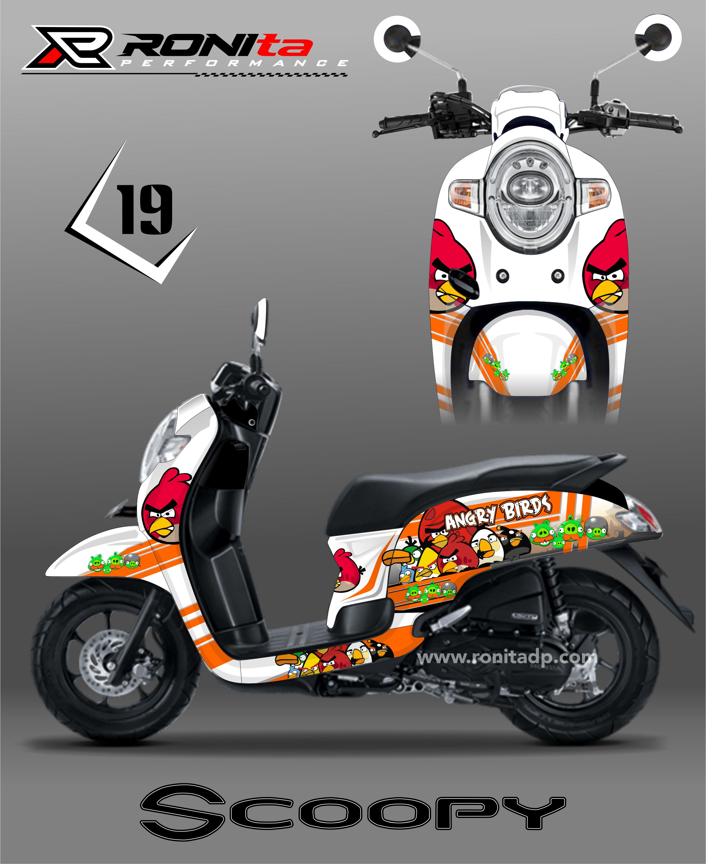 Decal Fullbody Honda Scoopy