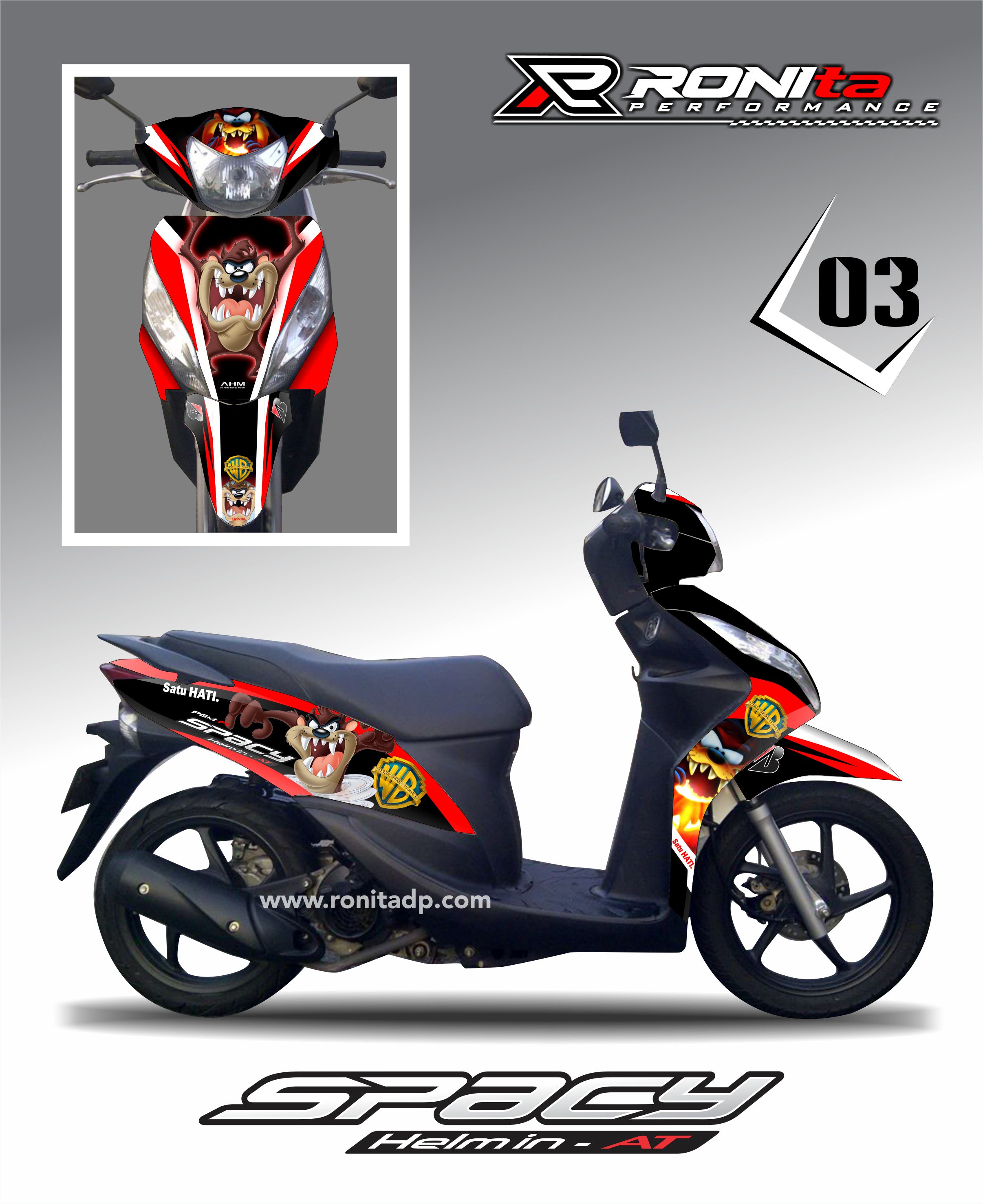 Decal Fullbody Honda Spacy
