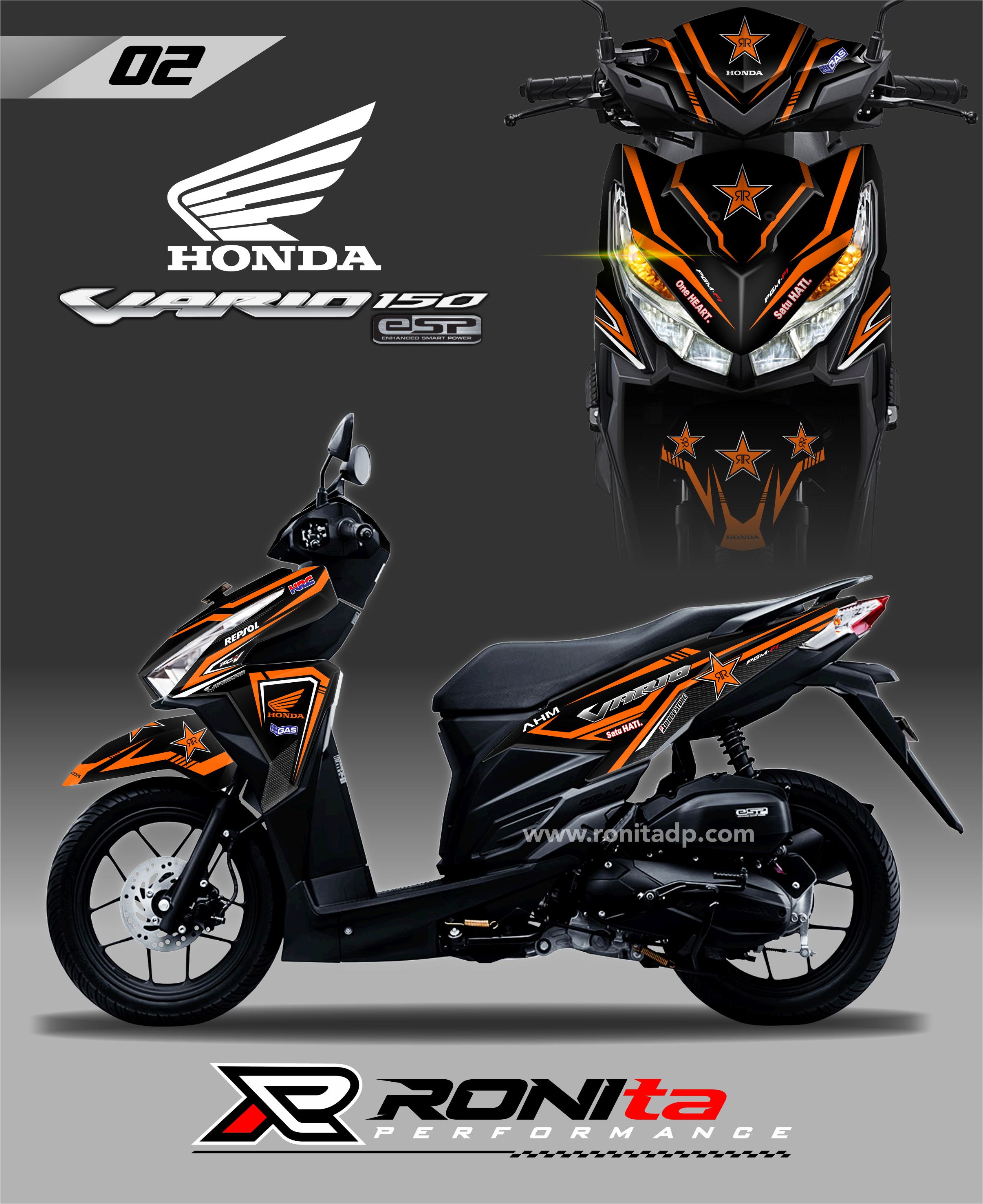 Decal Fullbody Honda Vario 150