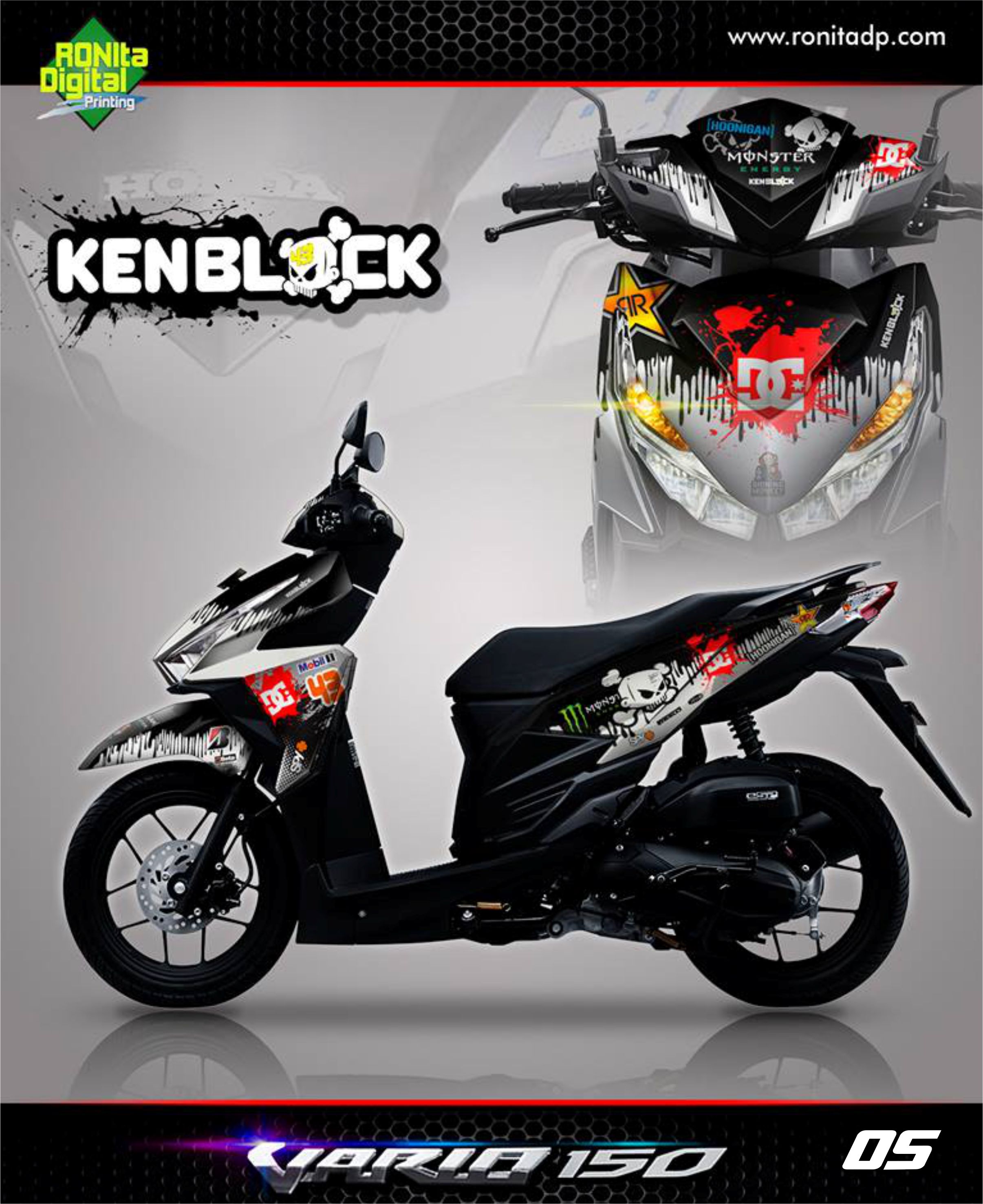 Decal Fullbody Honda Vario 150