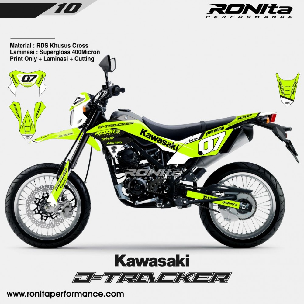 Decal 400 Micron Kawasaki D-Tracker 150