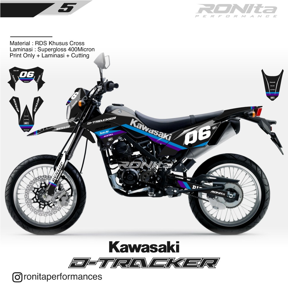 Decal 400 Micron Kawasaki D-Tracker 150