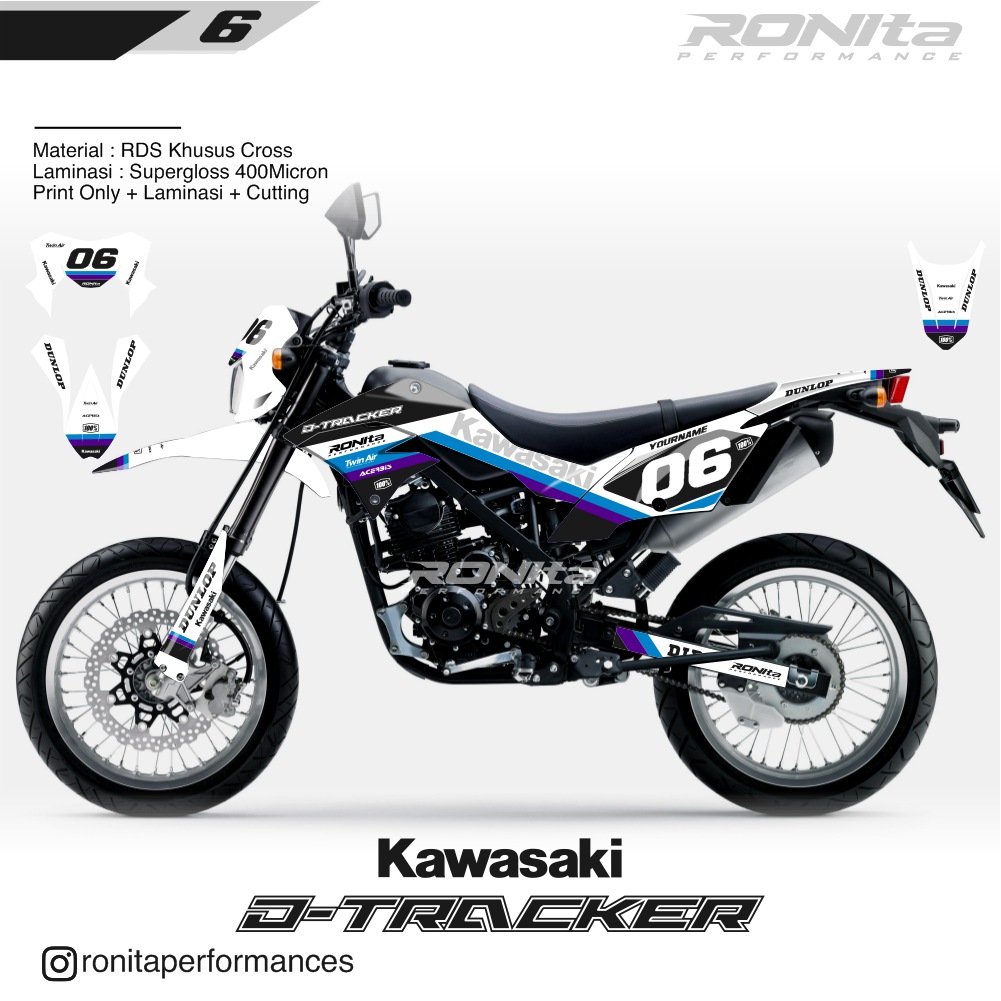 Decal 400 Micron Kawasaki D-Tracker 150