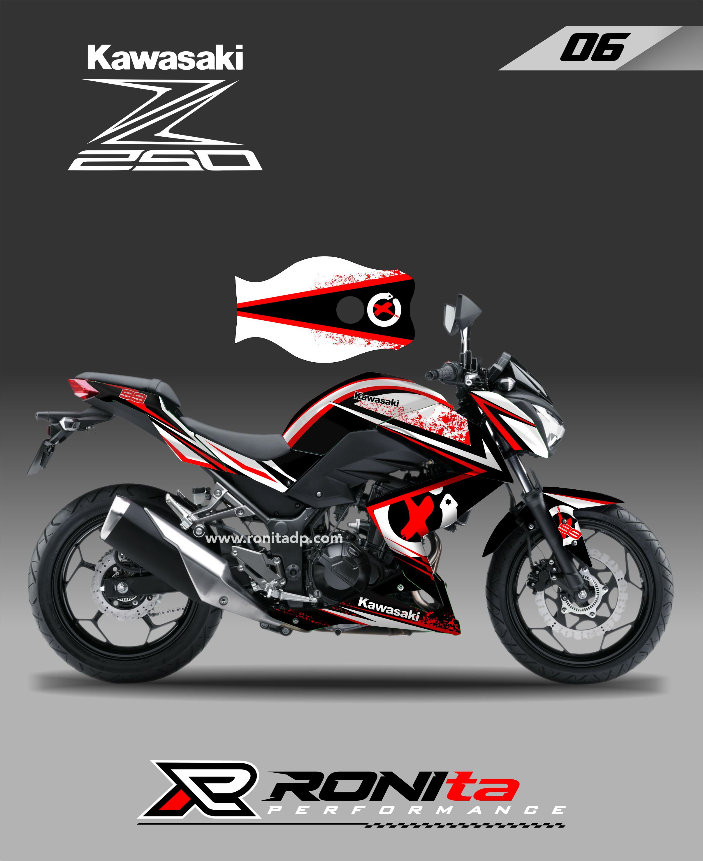 Decal Fullbody Kawasaki Z250