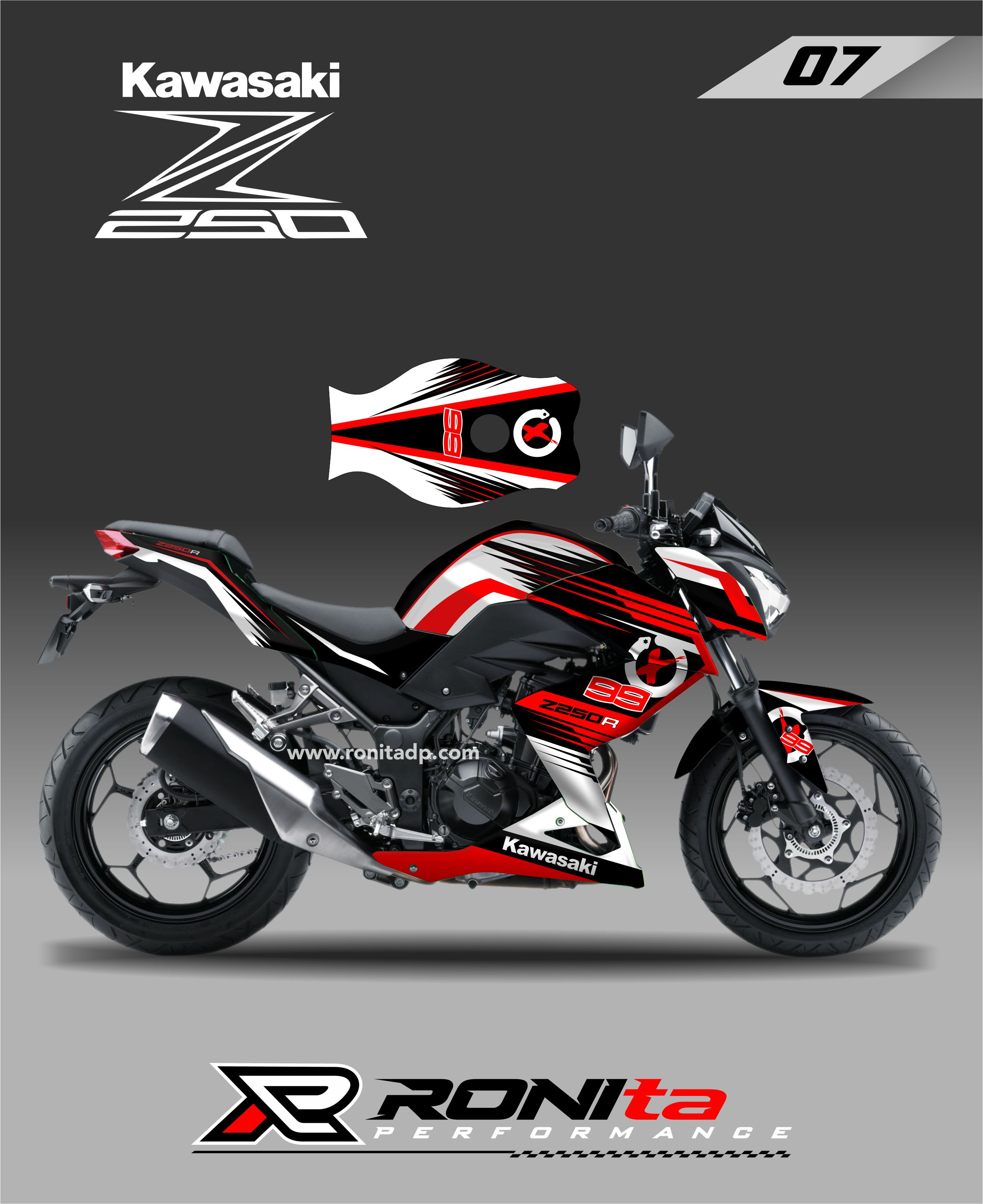 Decal Fullbody Kawasaki Z250