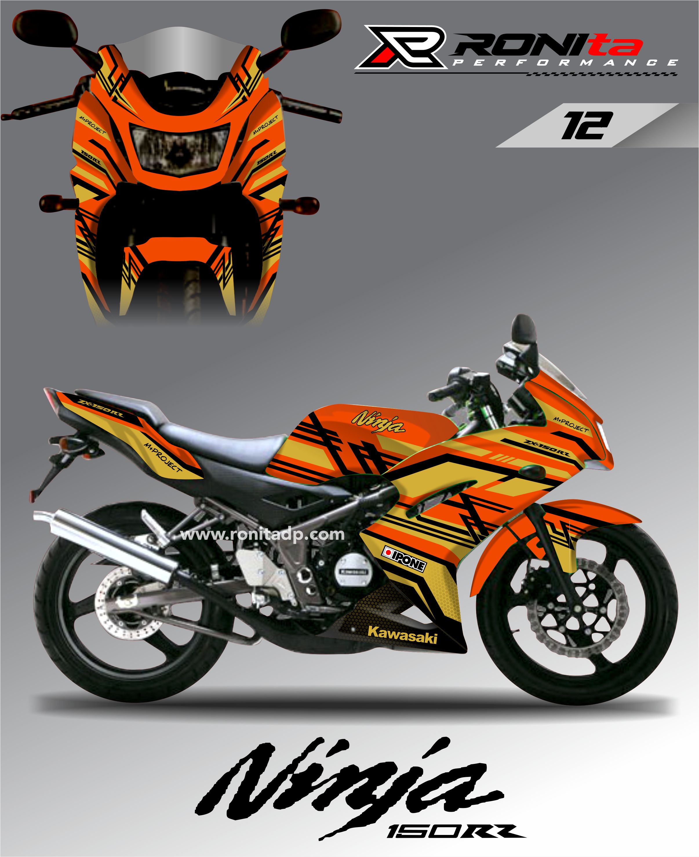 Decal Fullbody Kawasaki Ninja 150RR